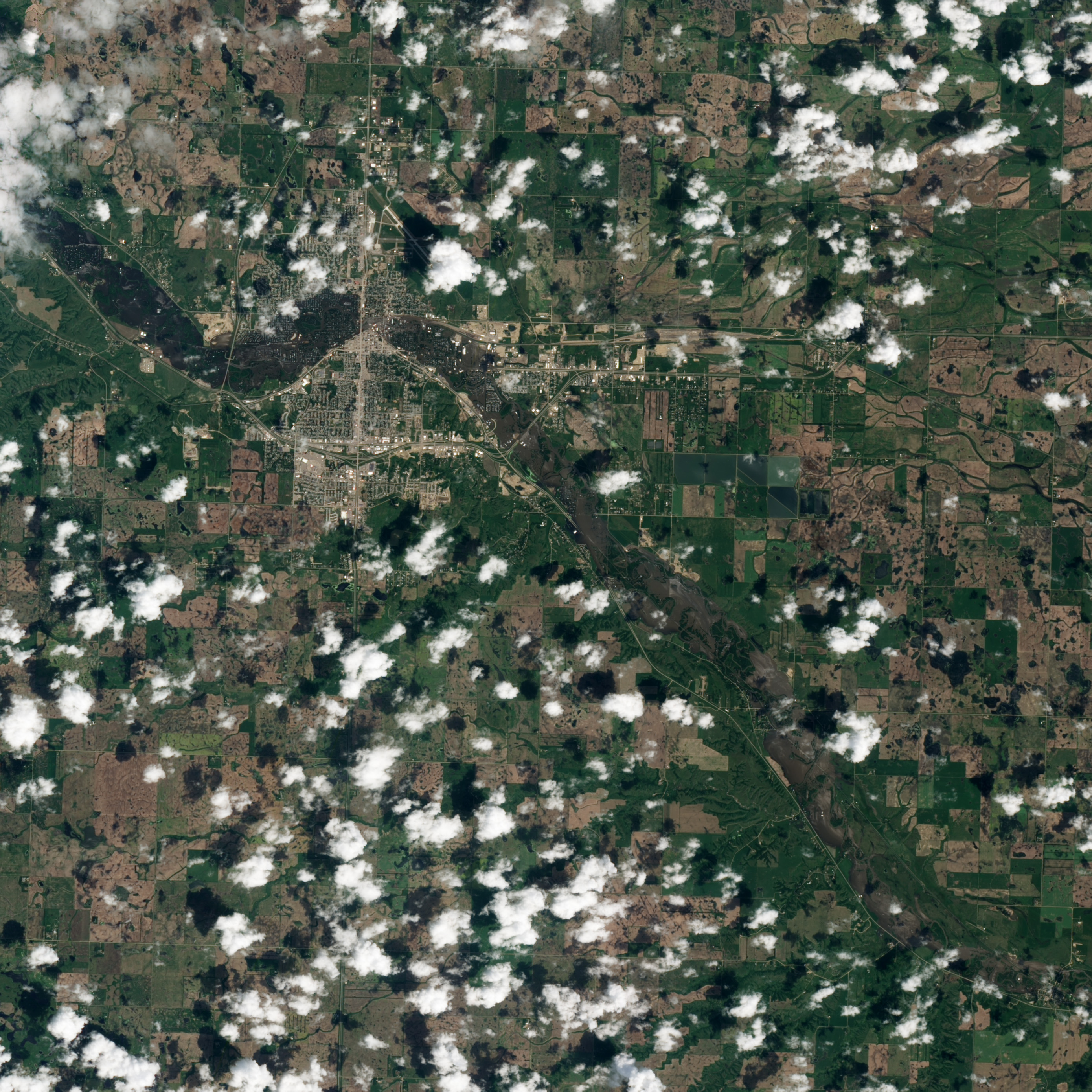 Flooding in Minot, North Dakota - NASA Science