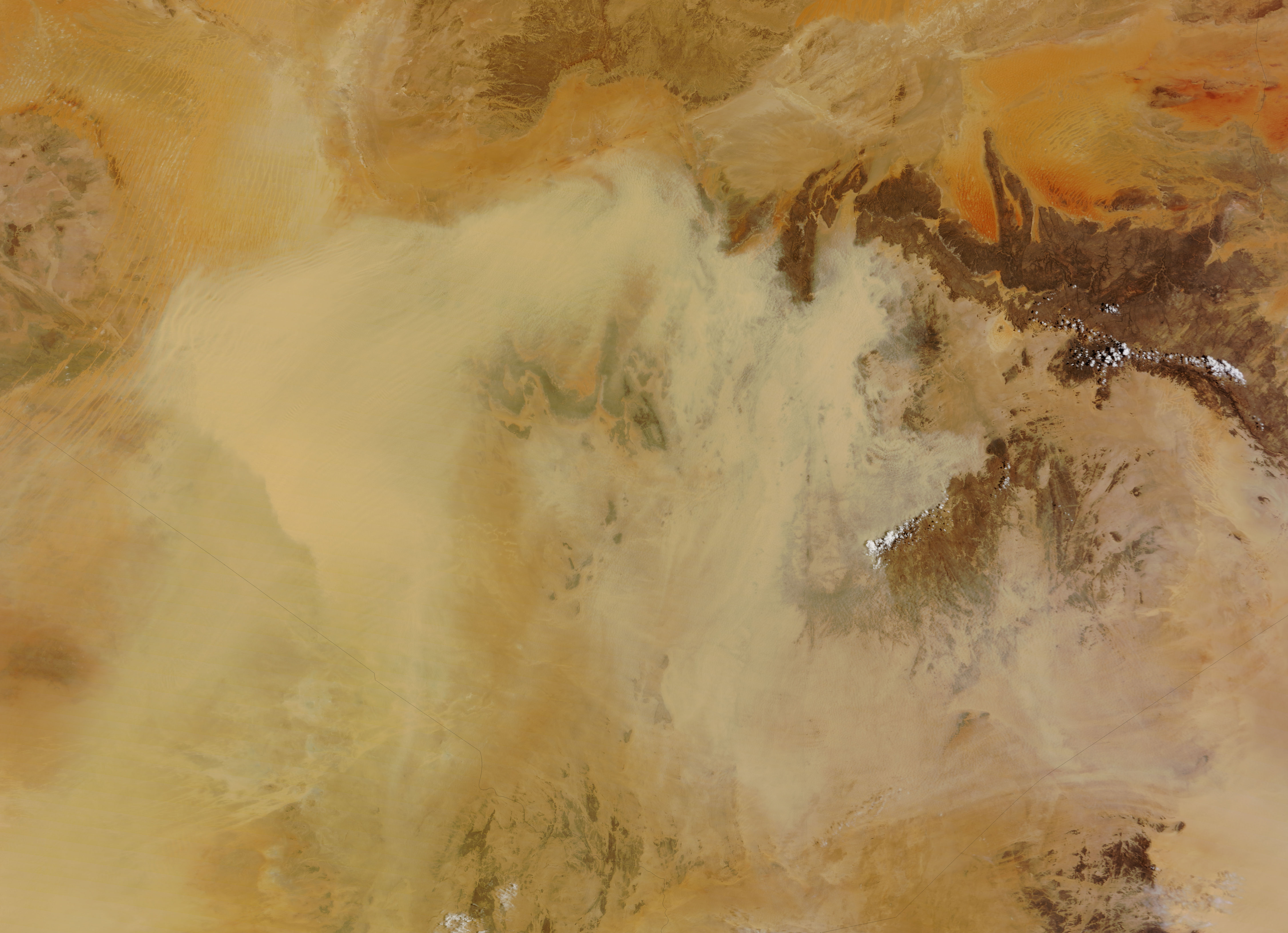 Dust Storm in the Sahara - NASA Science