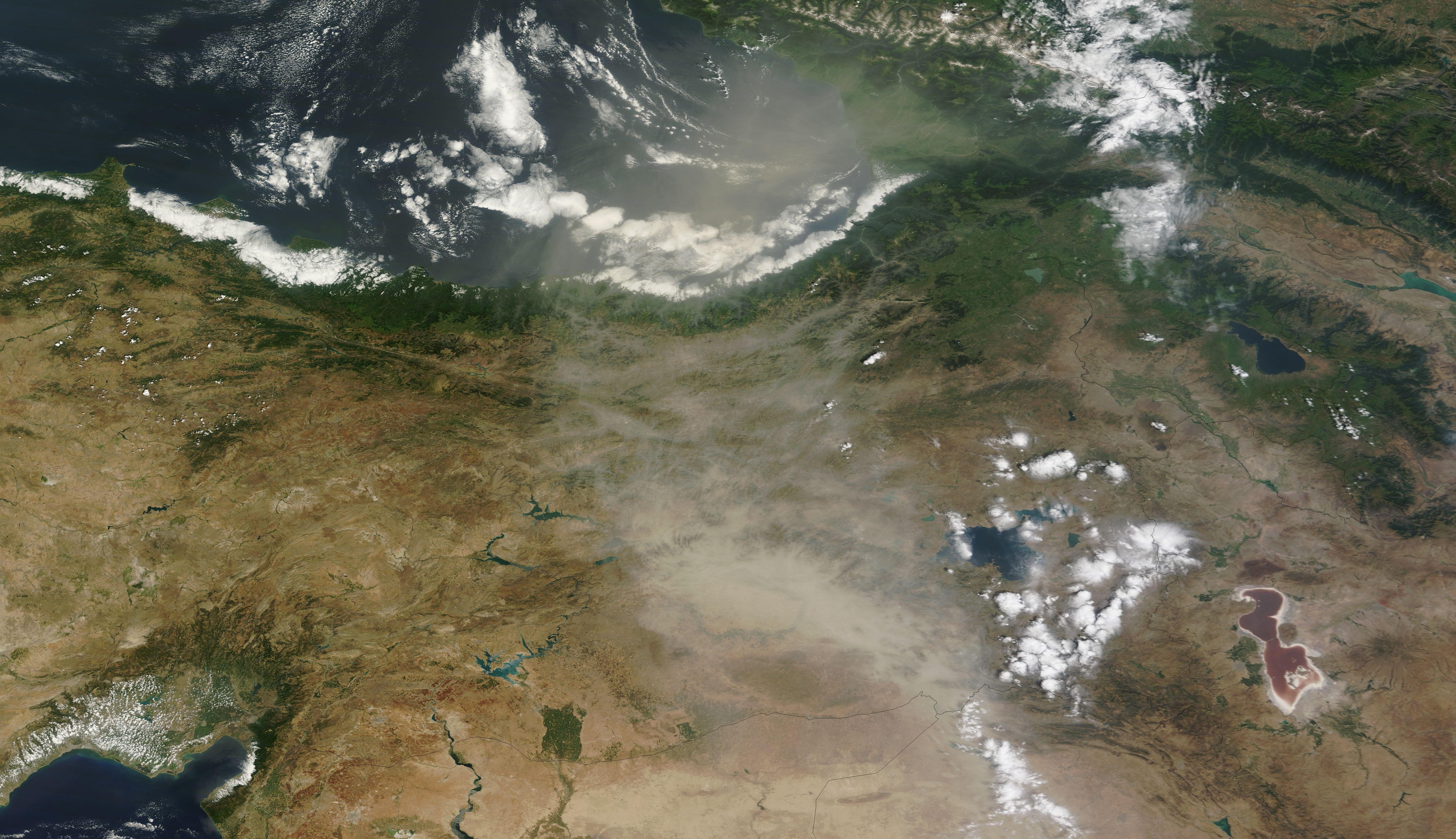 Dust over Turkey and the Black Sea - NASA Science