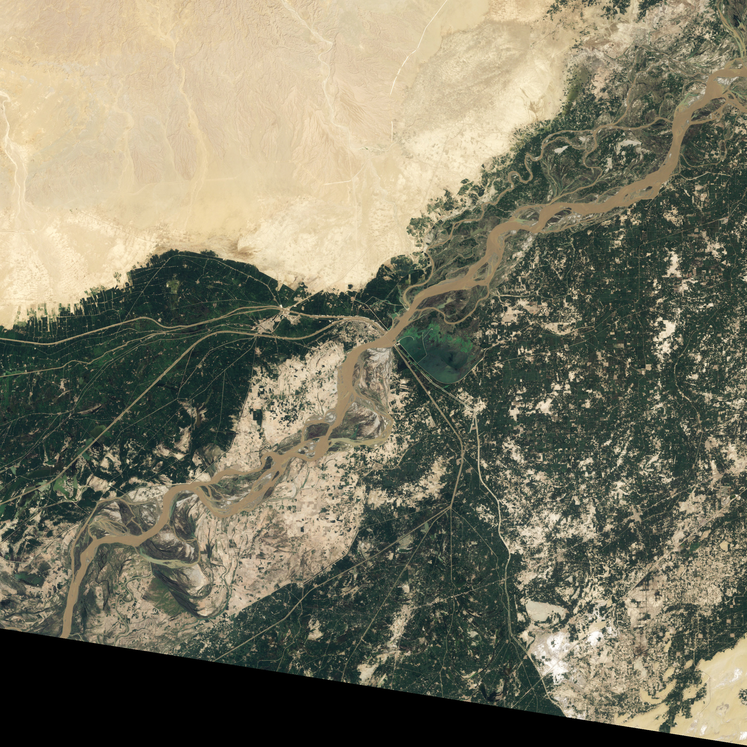 indus valley river flow