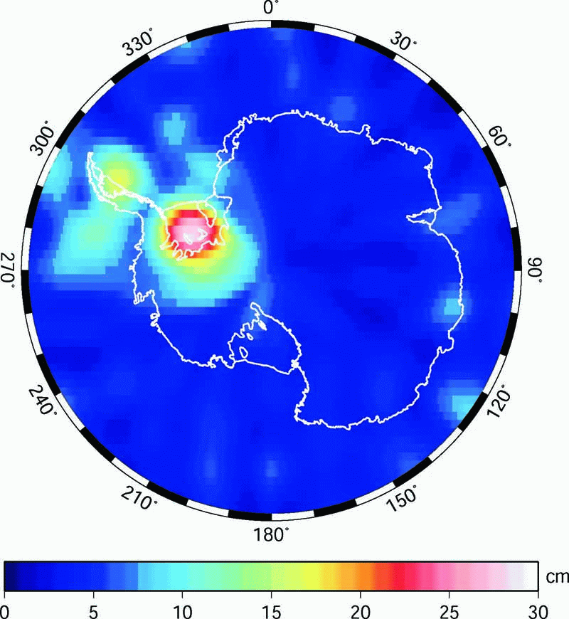antarctica tidal wave