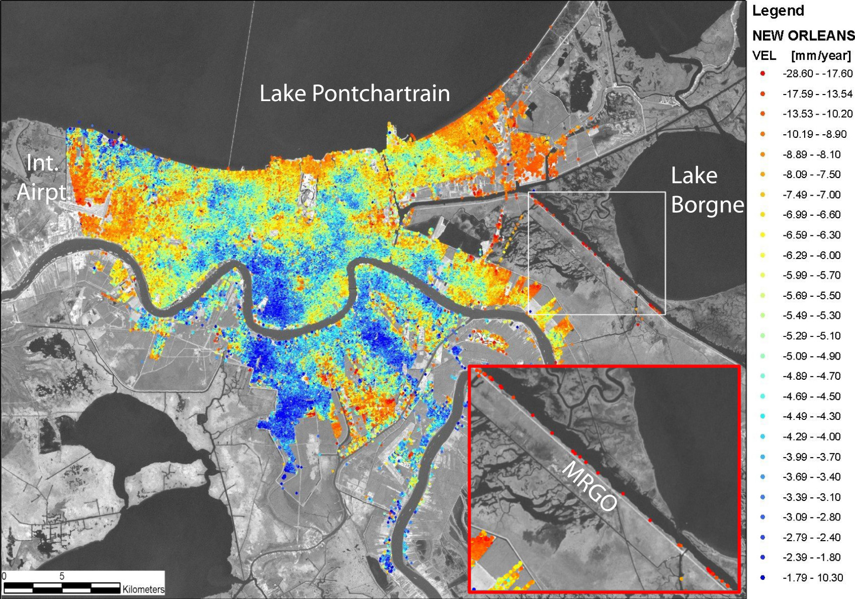 Subsidence in New Orleans - NASA Science