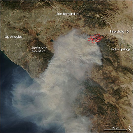 Esperanza Fire - NASA Science