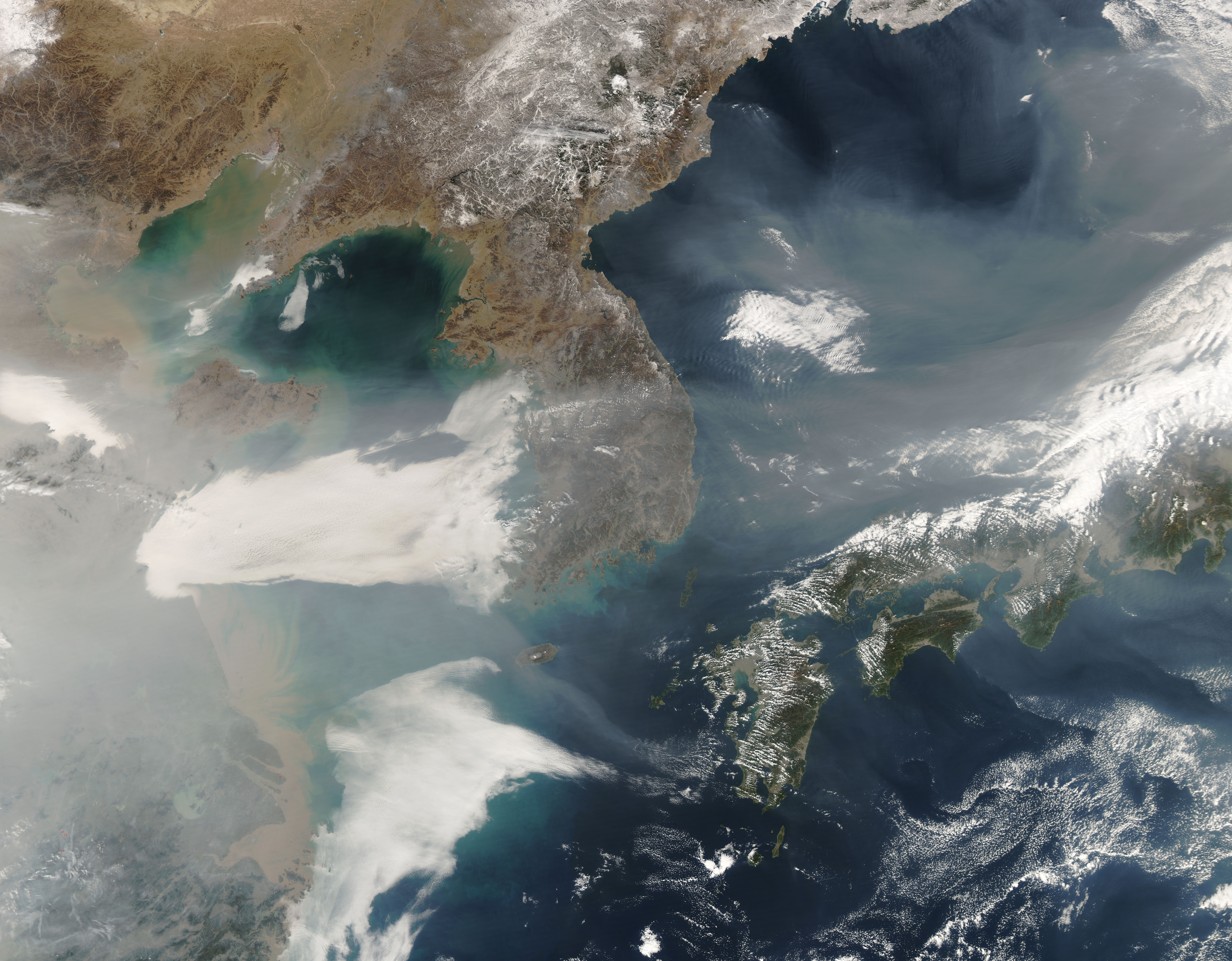 Haze over Korea - NASA Science