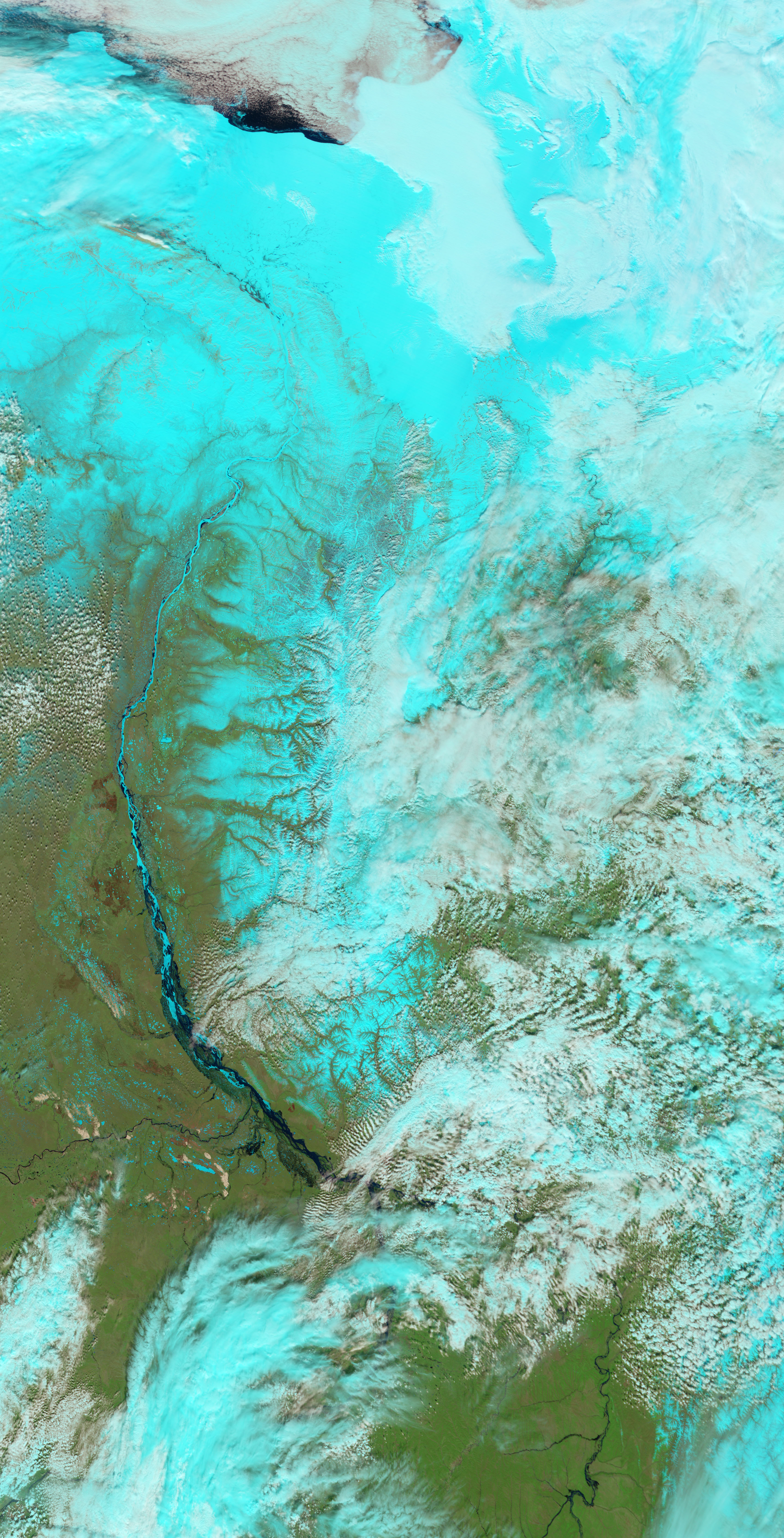 Floods on the Lena River - NASA Science