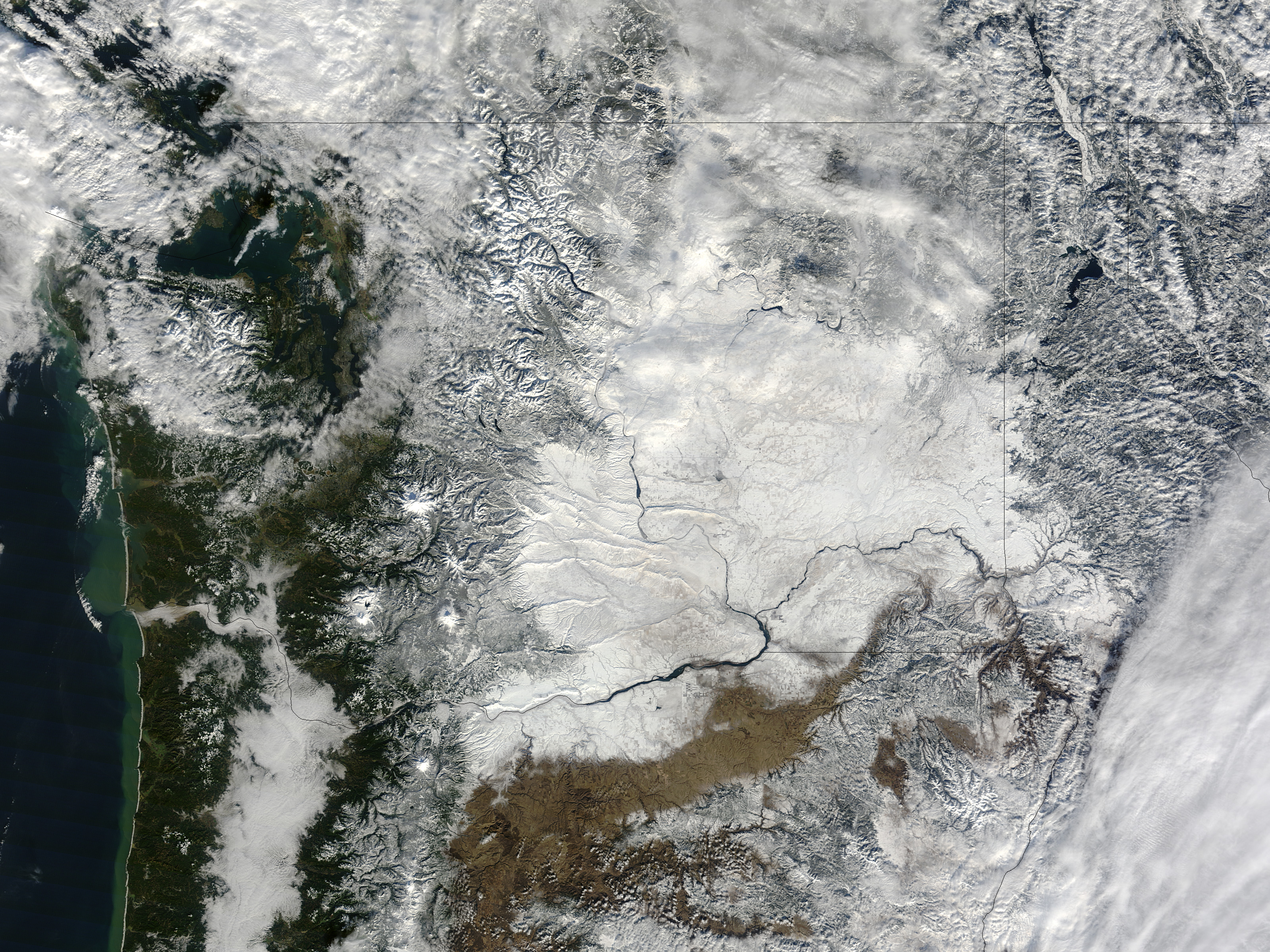 Winter Storm in the Pacific Northwest - NASA Science