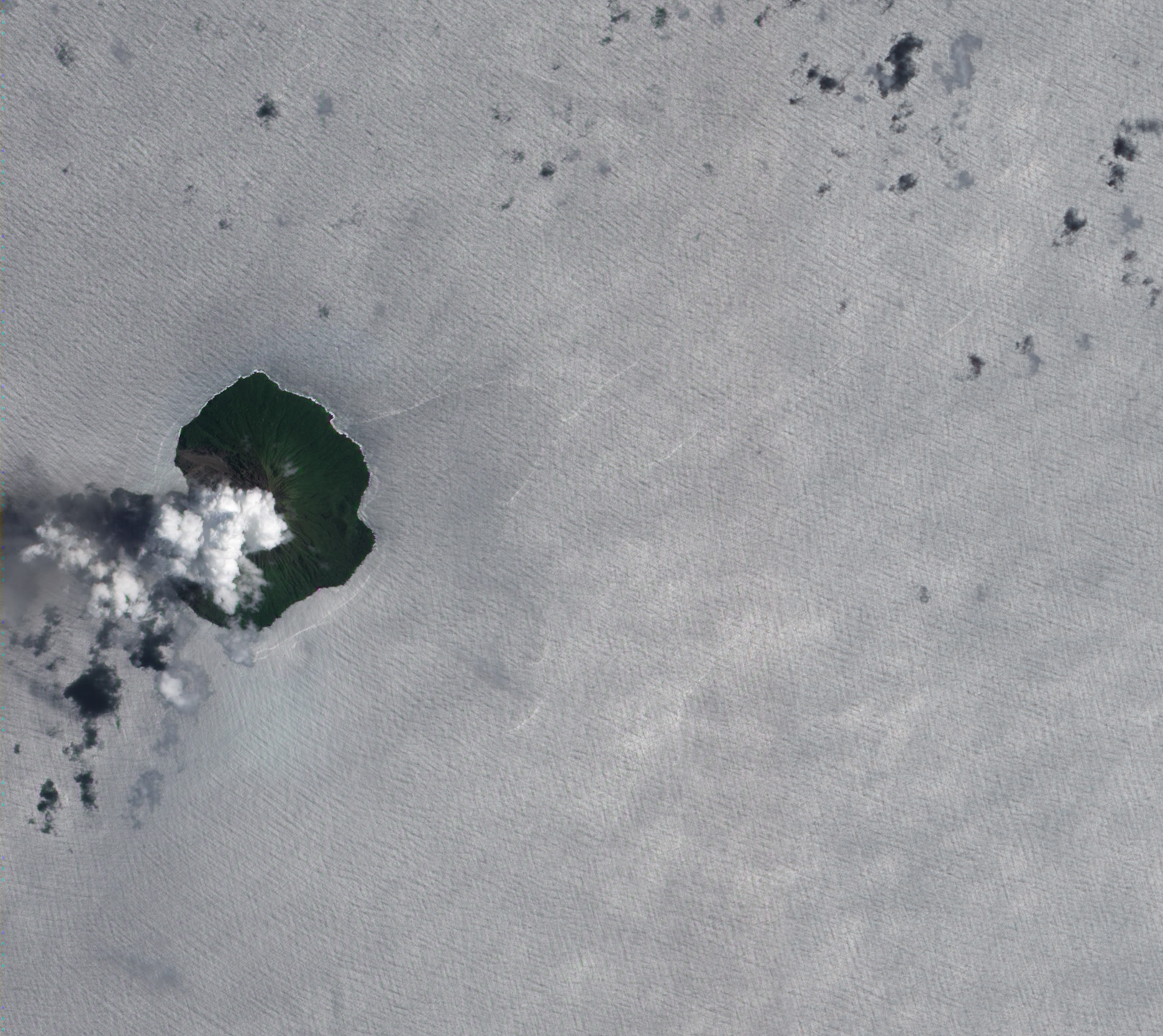 Steam and Ash Plume over Tinakula Island - NASA Science