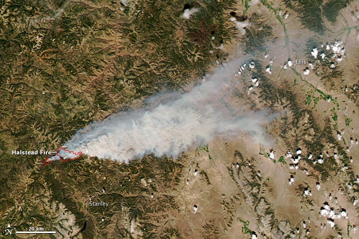 Halstead Fire, Idaho - NASA Science