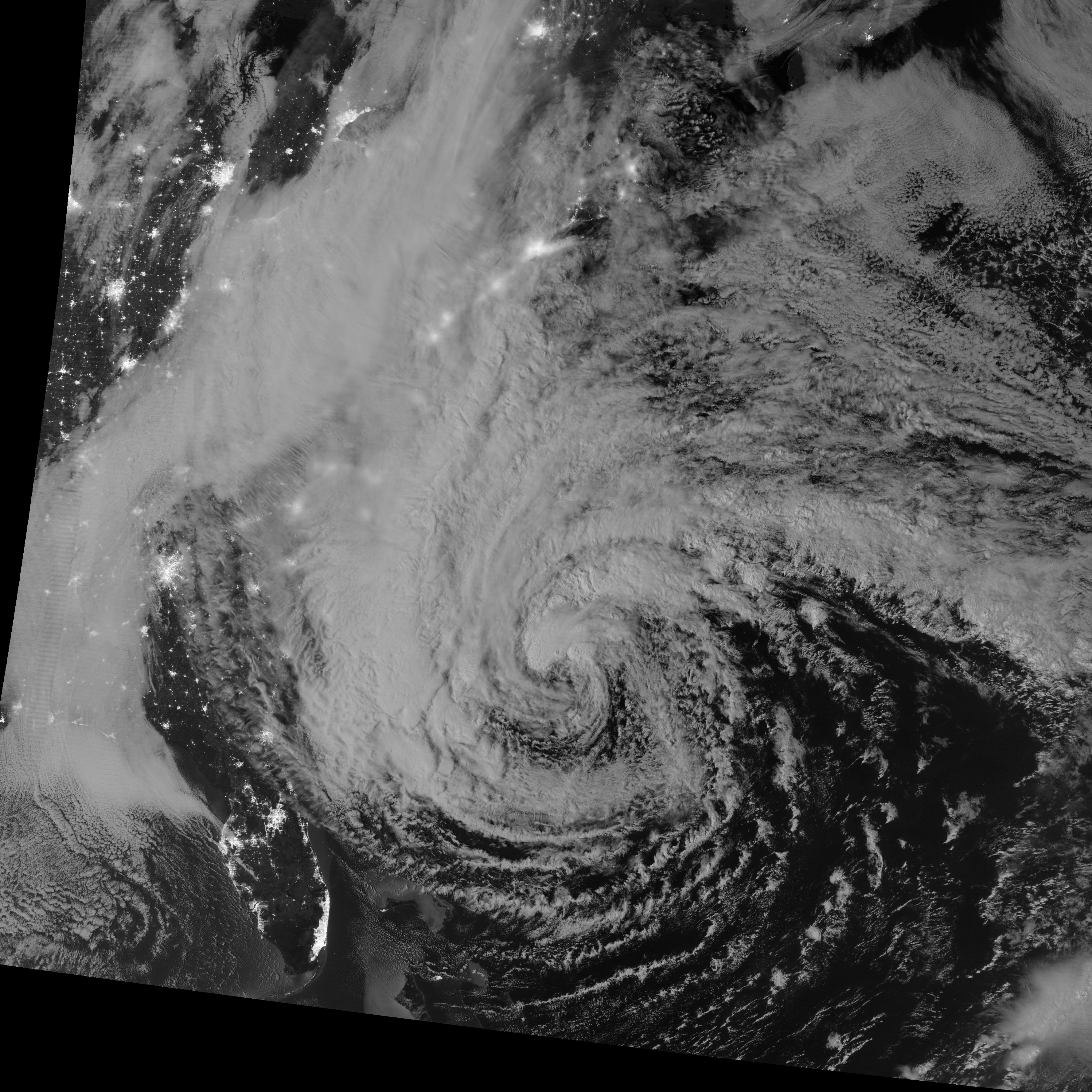 Overnight View of Hurricane Sandy - NASA Science