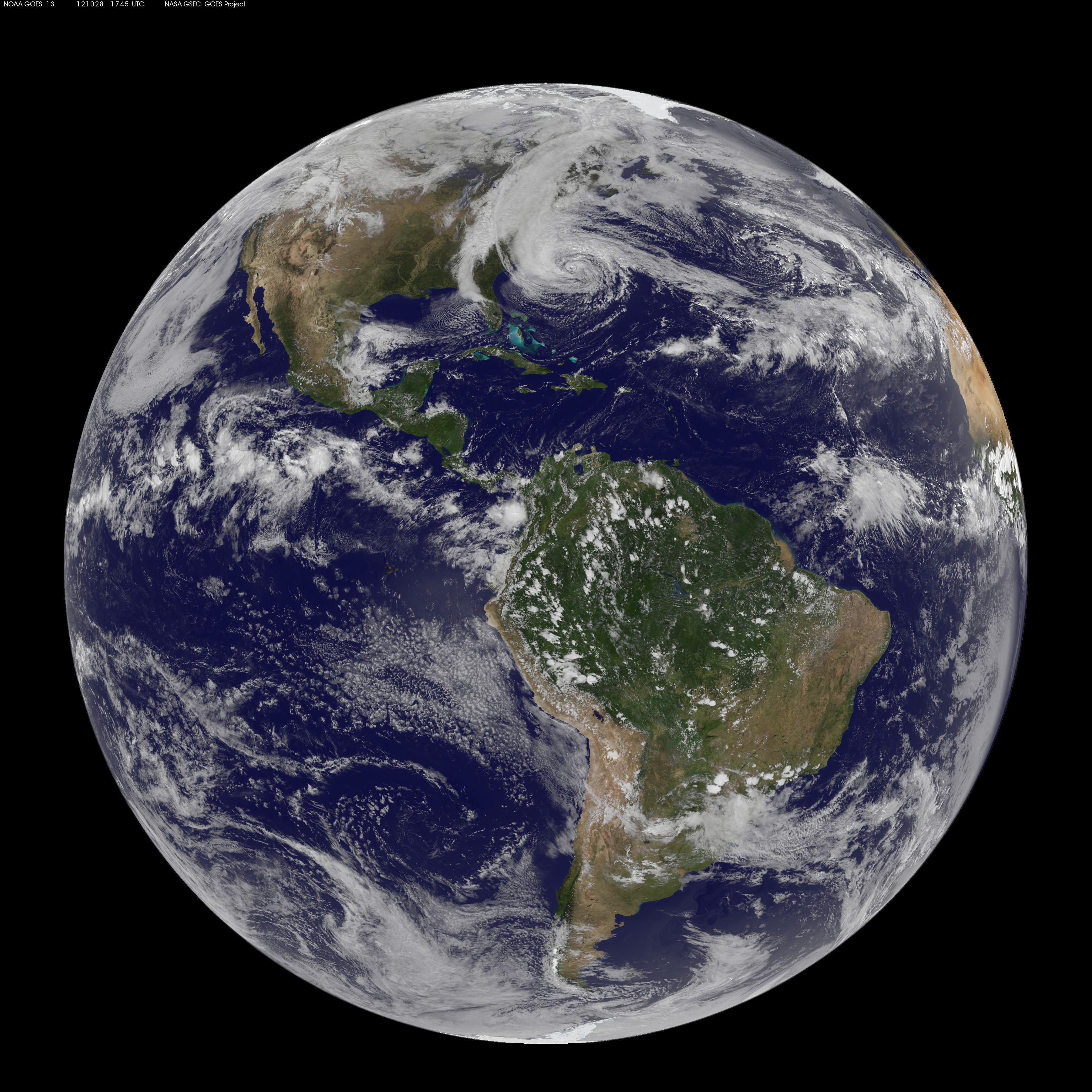 hurricane from ground view