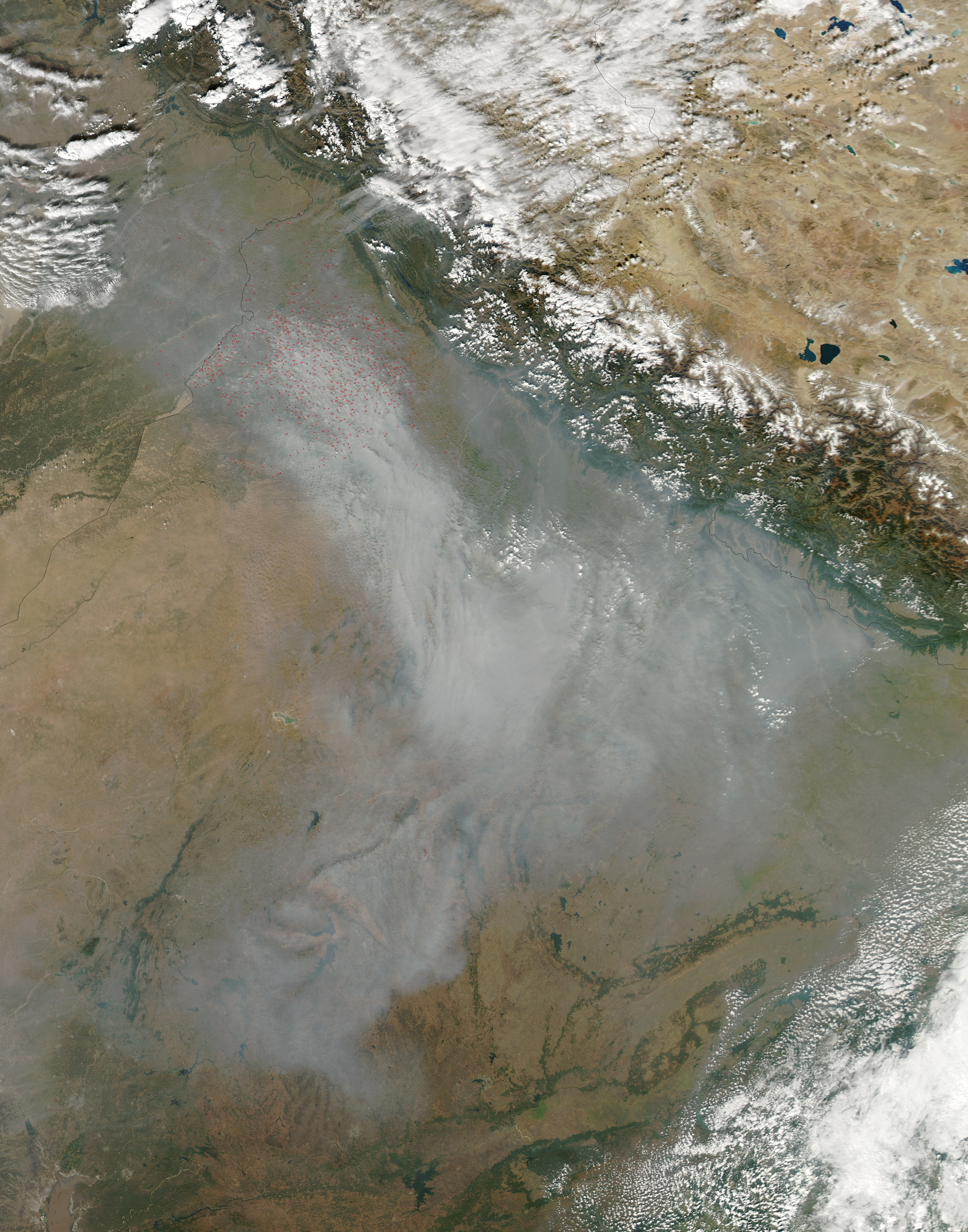 Fires and Smoke in Northwestern India - NASA Science