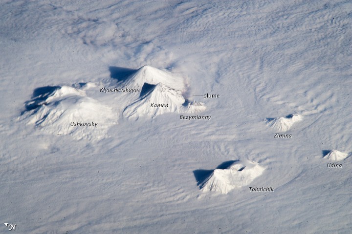 Central Kamchatka Volcanoes, Russian Federation - NASA Science