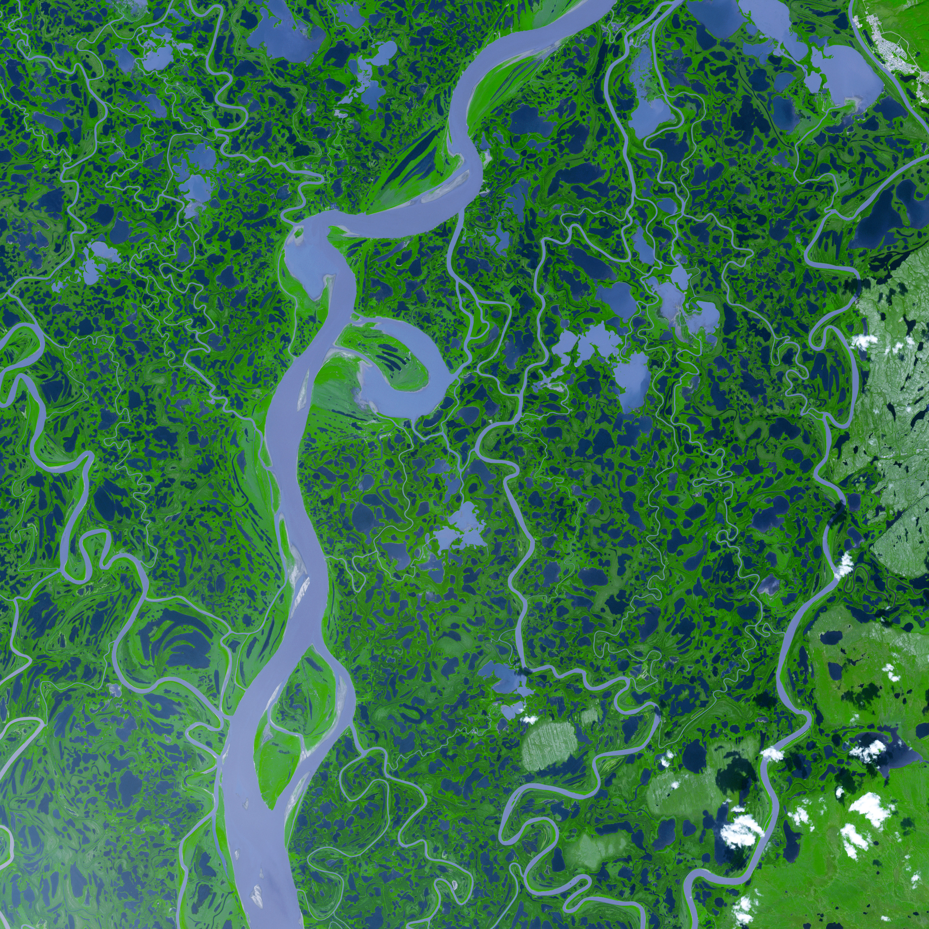 Mackenzie River Delta, Canada - NASA Science