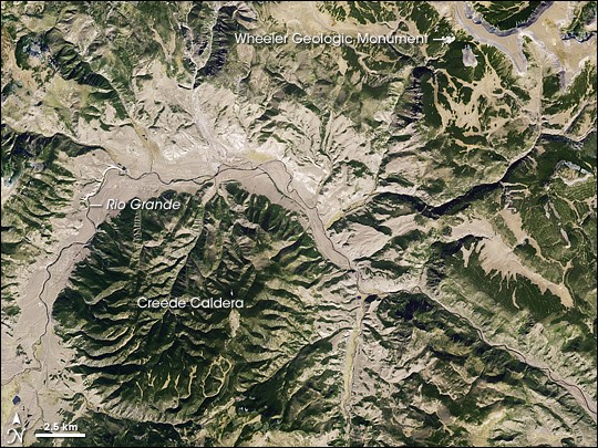 Volcanic Rocks, Southwestern Colorado - NASA Science