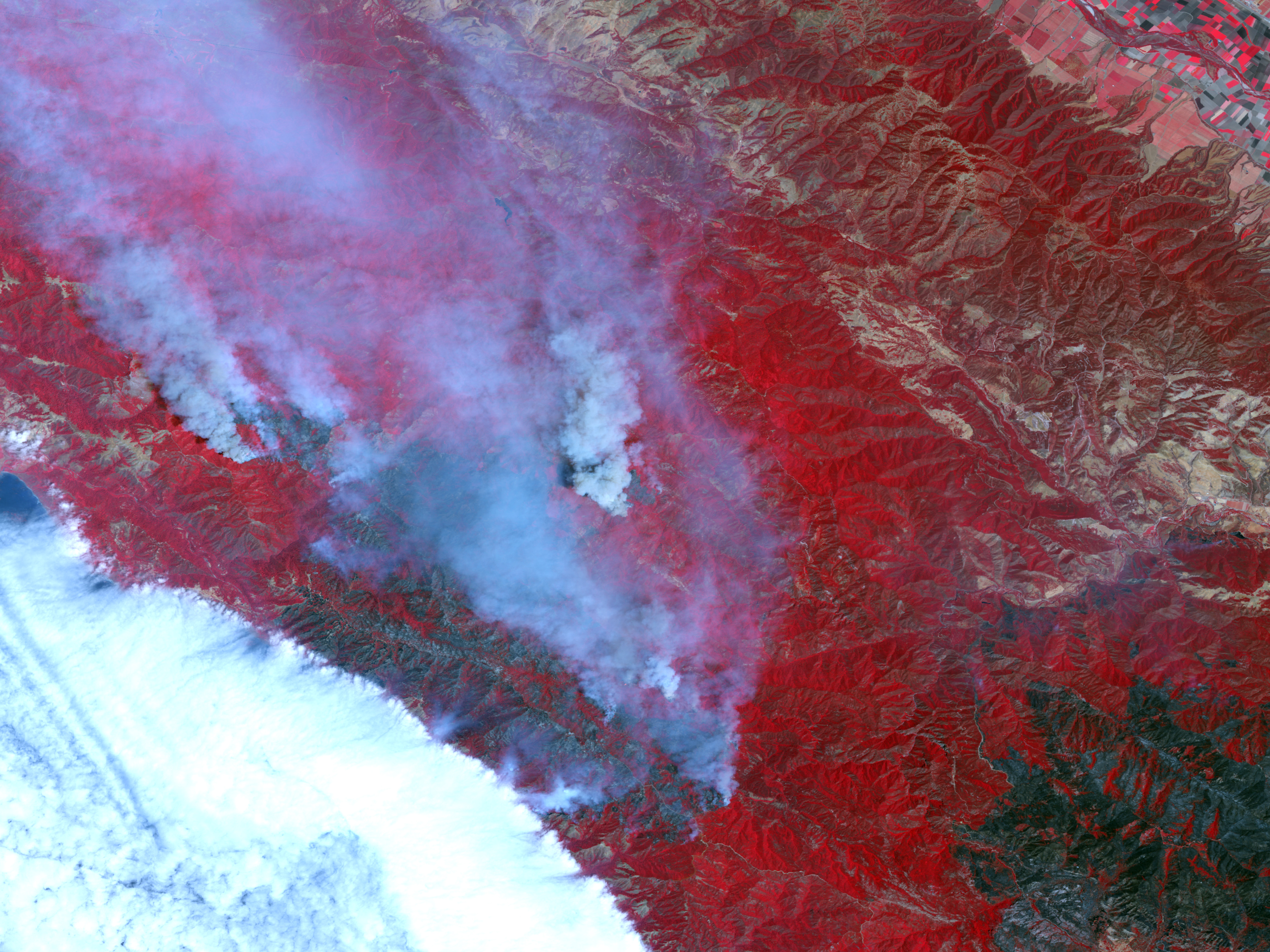Basin Complex Fire Near Big Sur, California - NASA Science