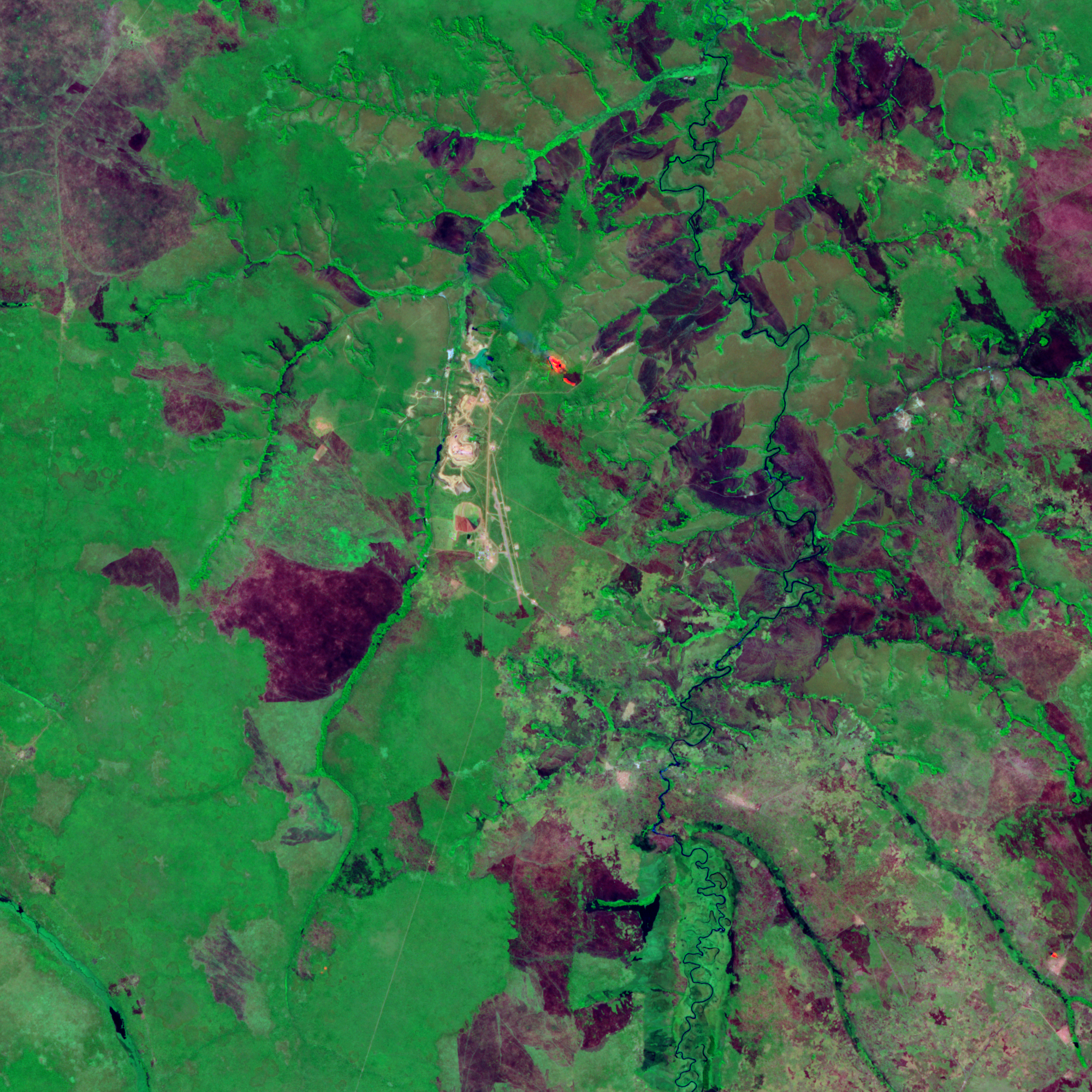 Catoca Diamond Mine, Angola - NASA Science