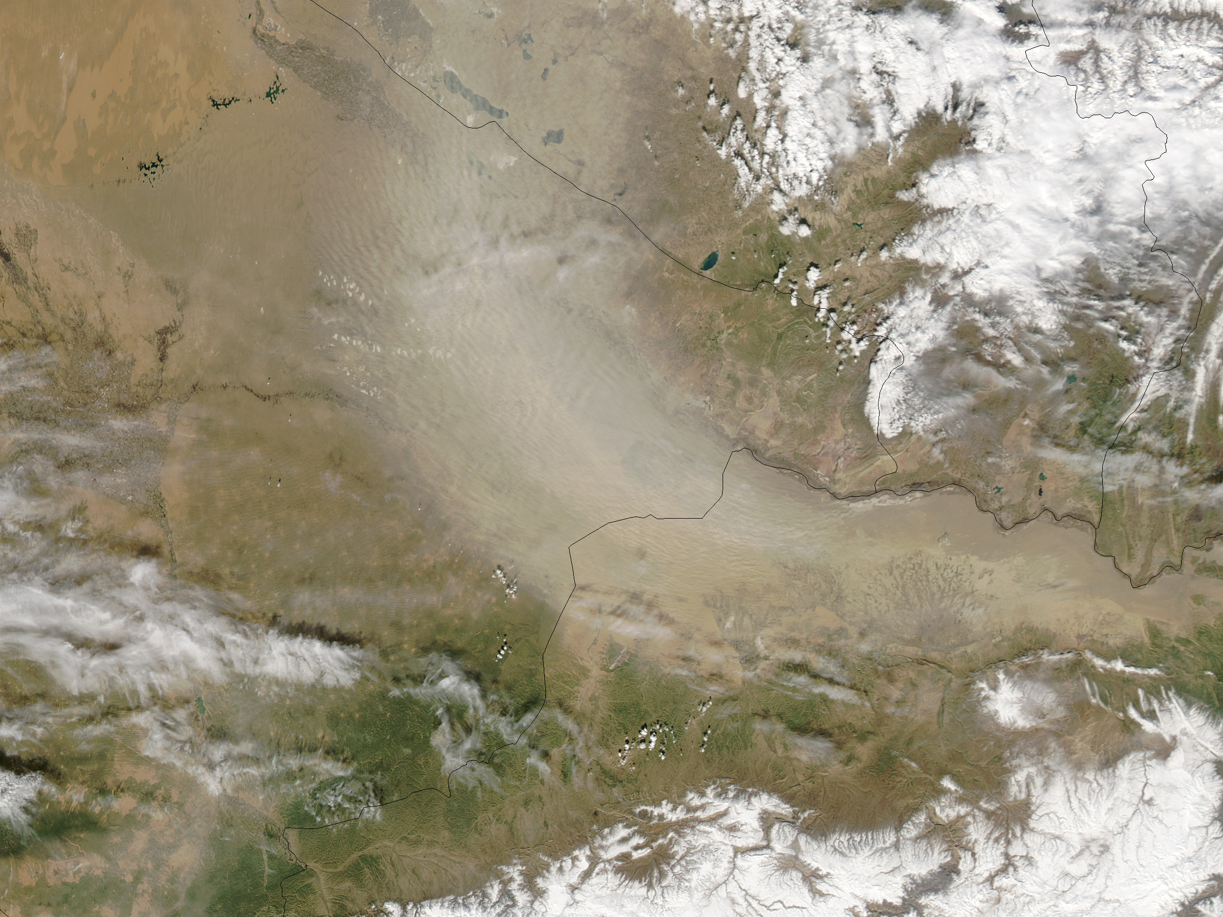 Dust Storm in Turkmenistan - NASA Science