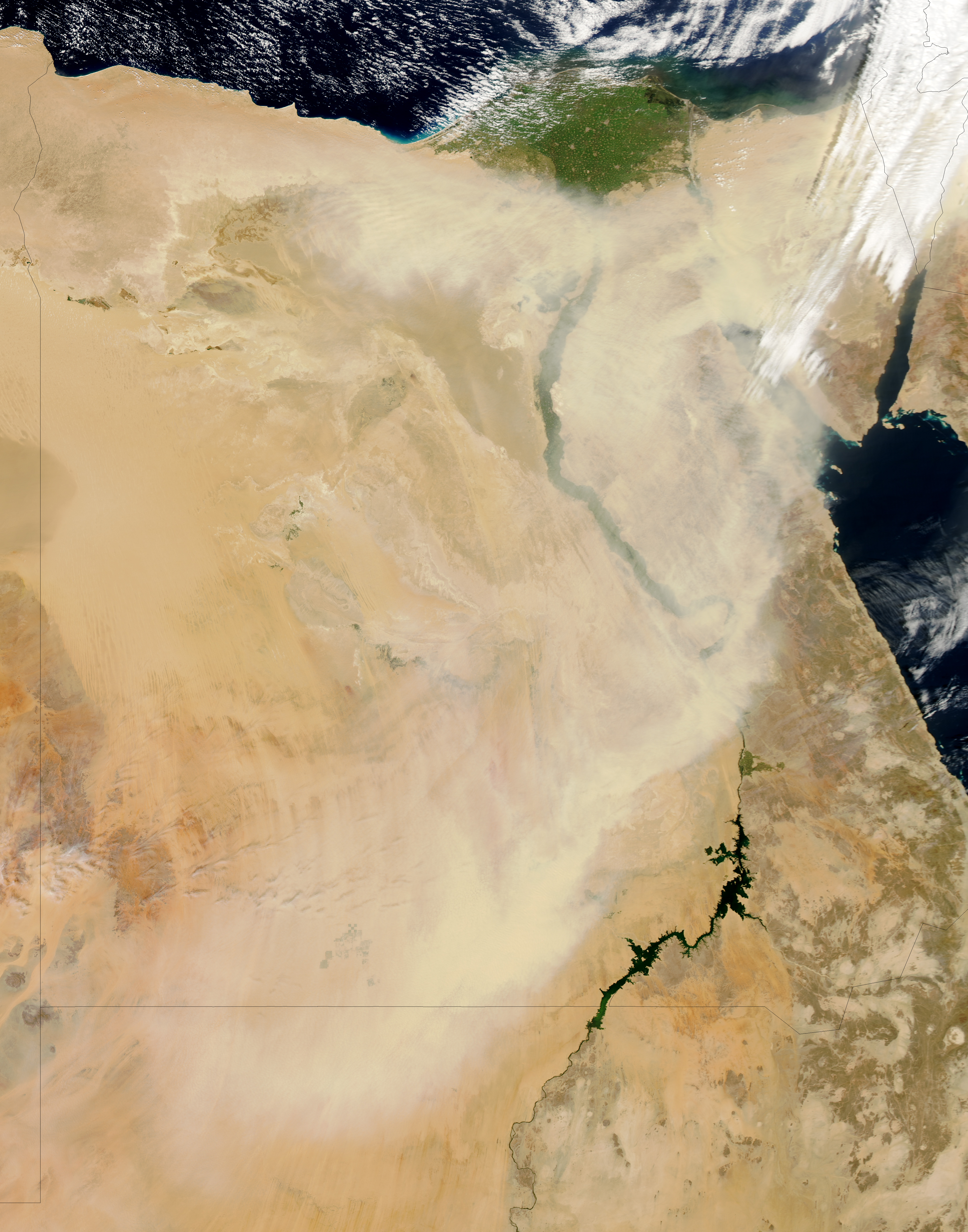 Dust Storm in Egypt - NASA Science