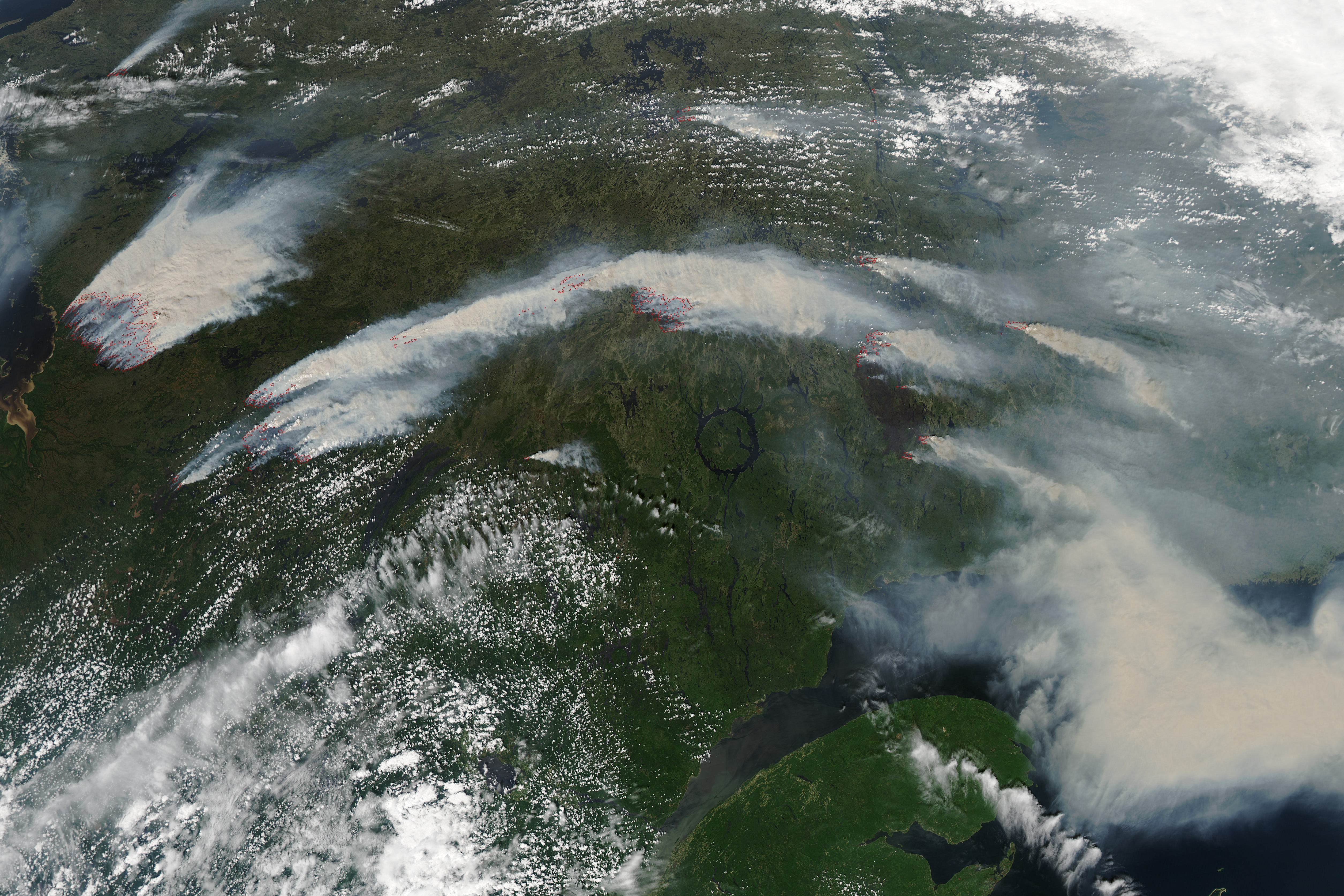 Smoke and Wildfires in Quebec - NASA Science