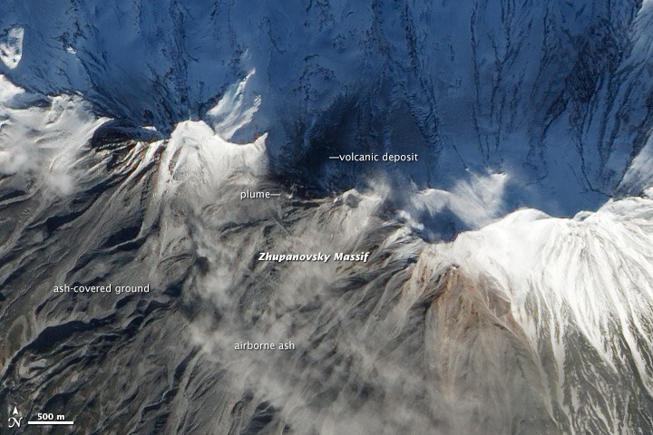 Steam Explosions at Zhupanovsky Volcano - NASA Science