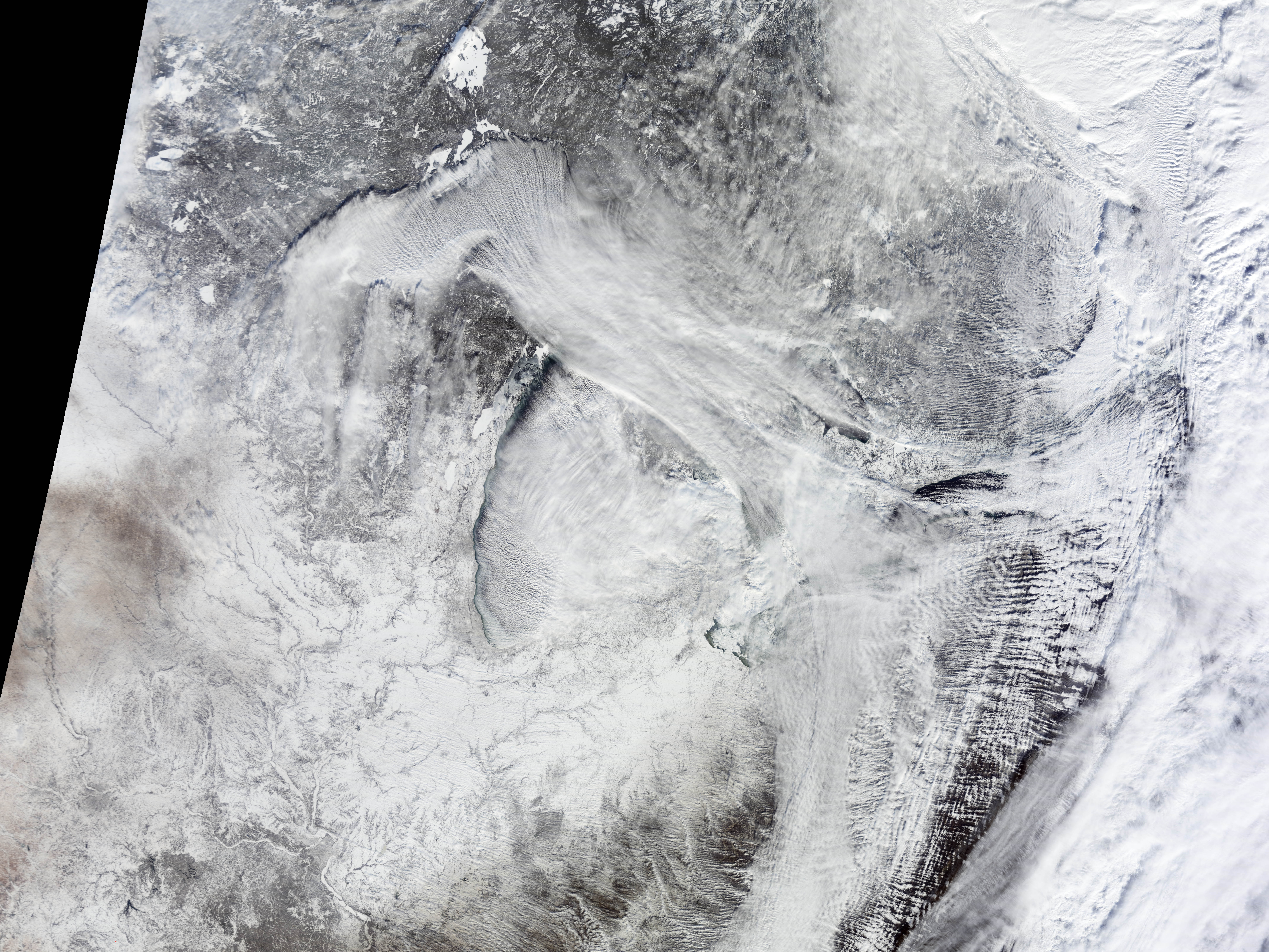 Steam Fog over the Great Lakes - NASA Science