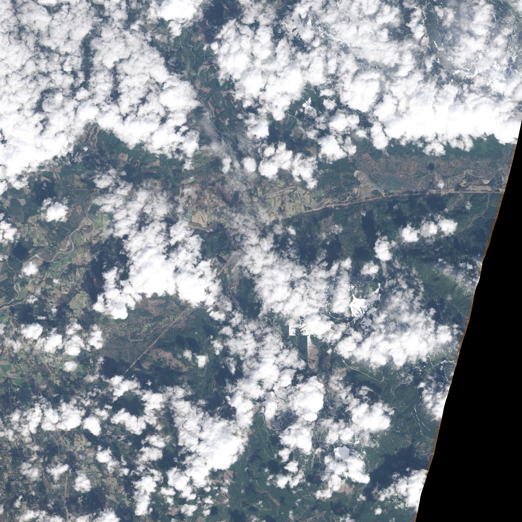 Landslide and Barrier Lake near Oso, Washington - NASA Science