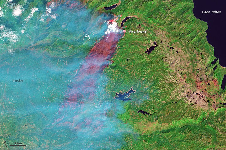 King Fire in California - NASA Science