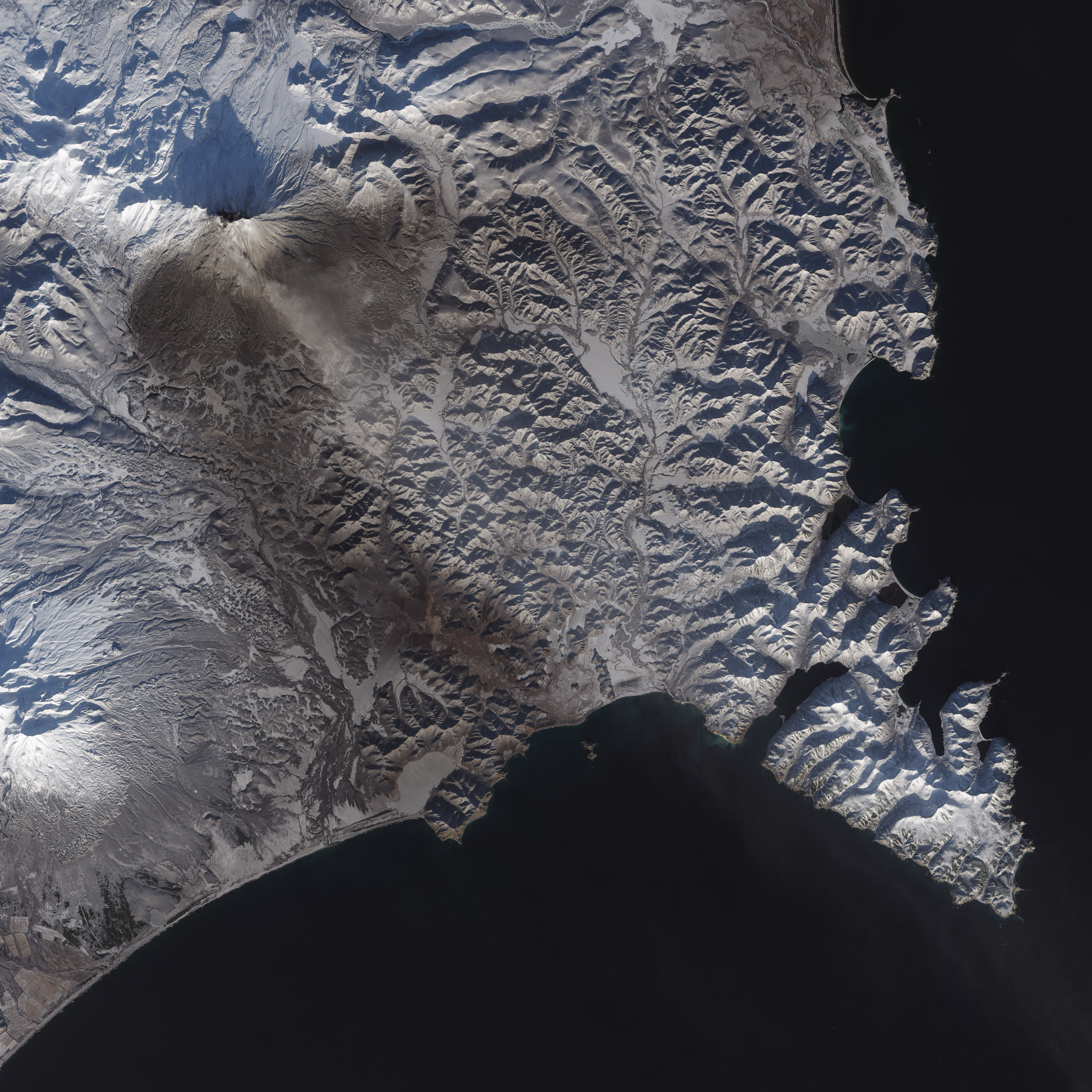 Ashfall on Zhupanovsky Volcano - NASA Science