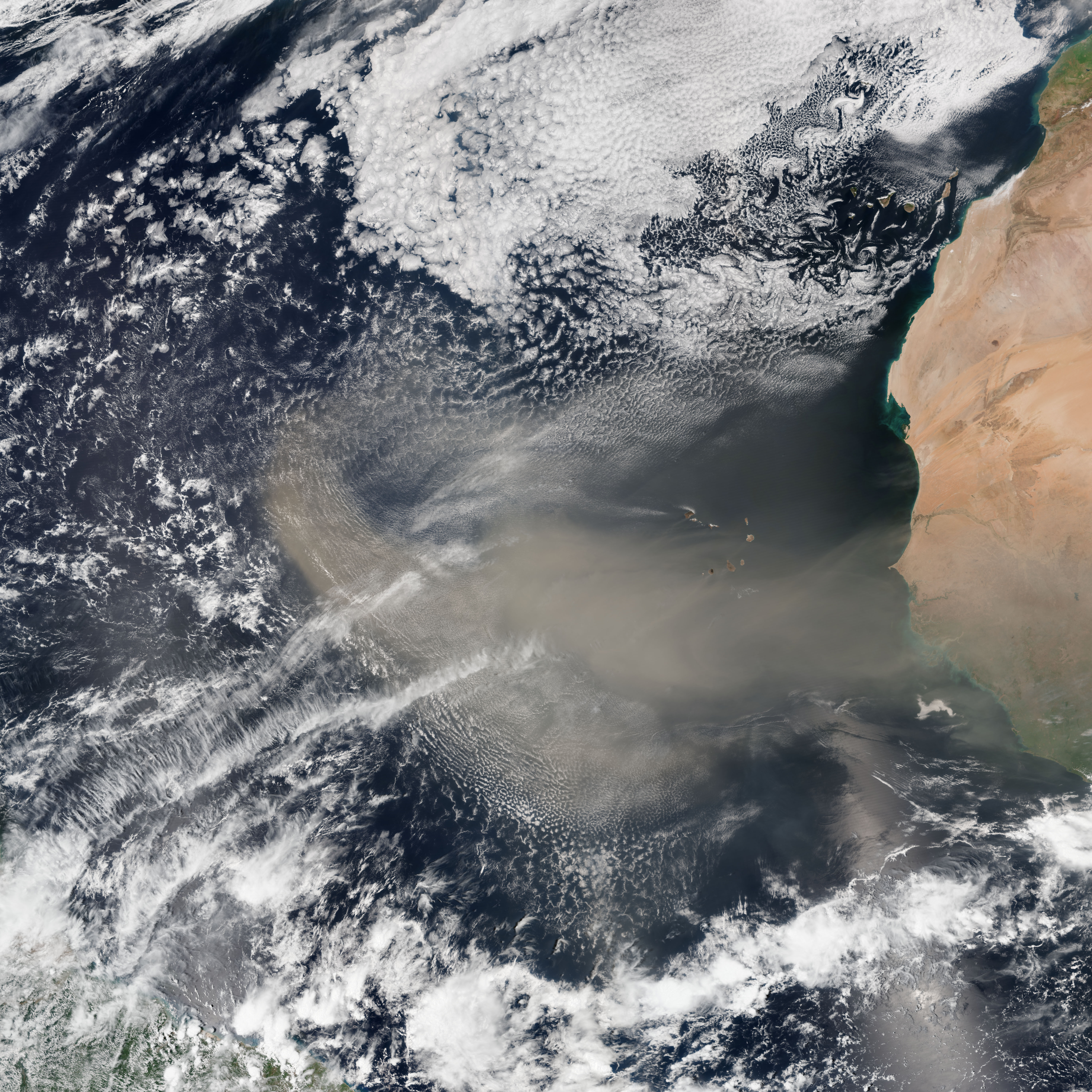 Thick Dust Plumes Obscure Africa’s Coast - NASA Science