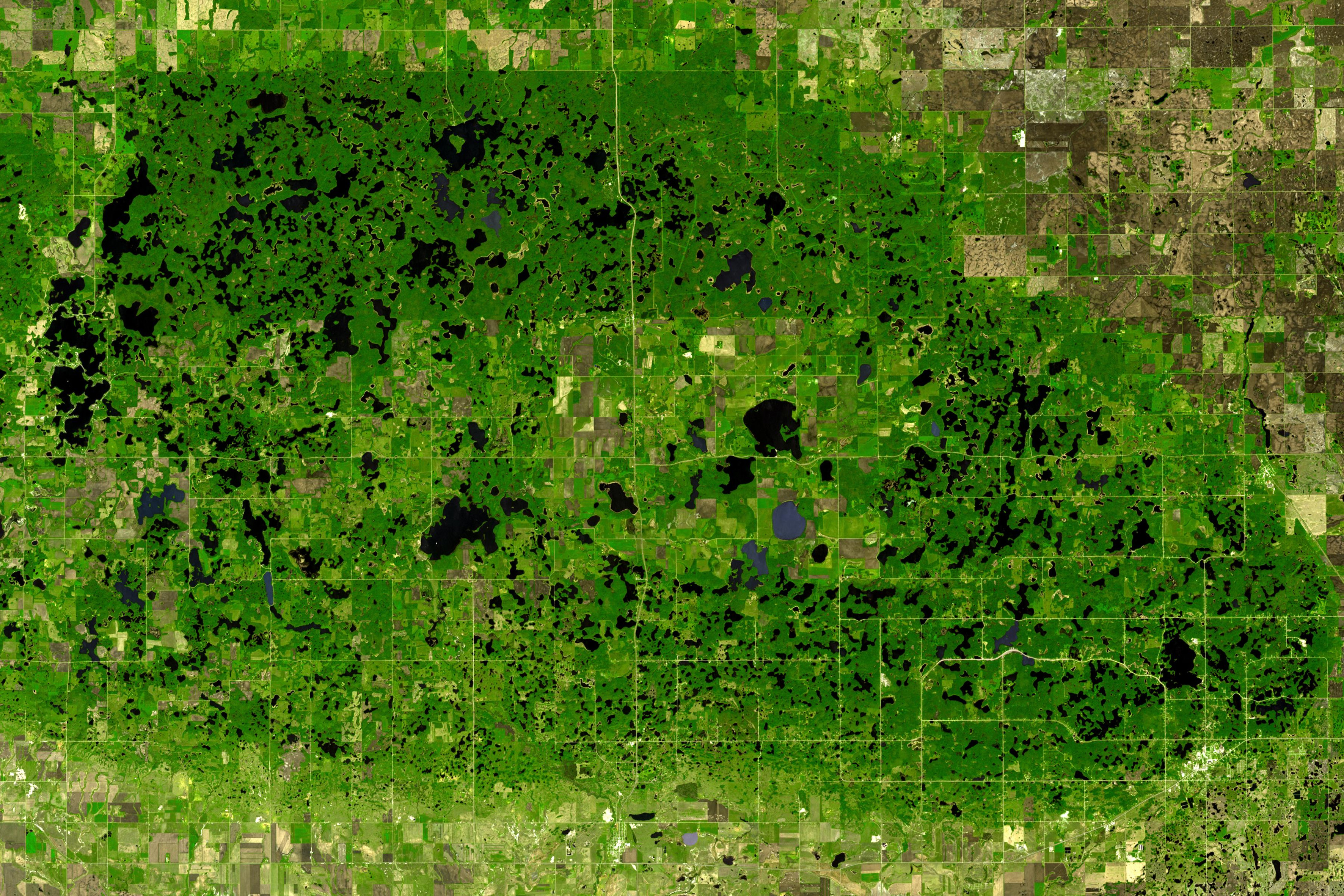 Kettle Lakes of the Turtle Mountains - NASA Science