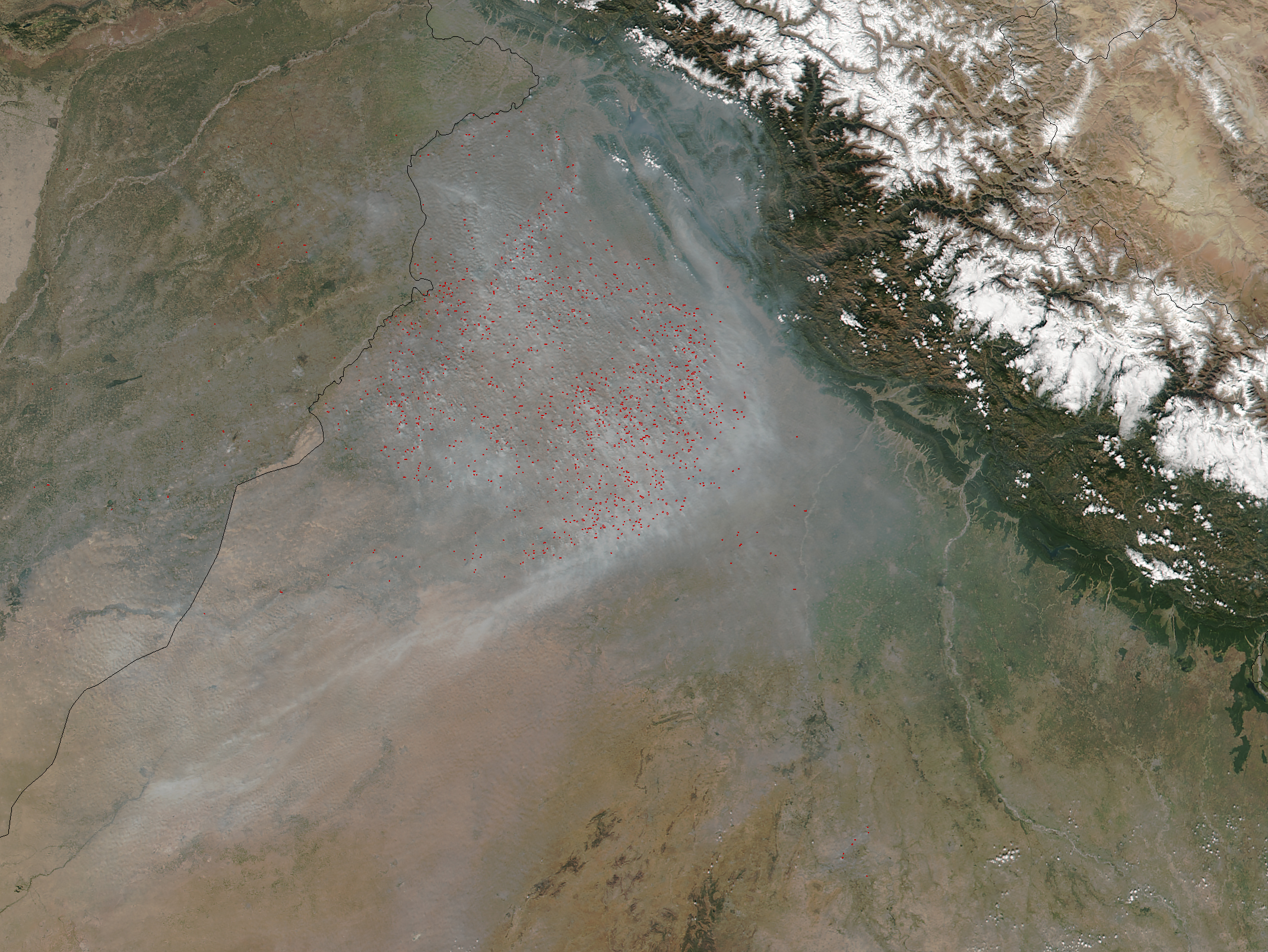 Fires and Smoke in Northwest India - NASA Science