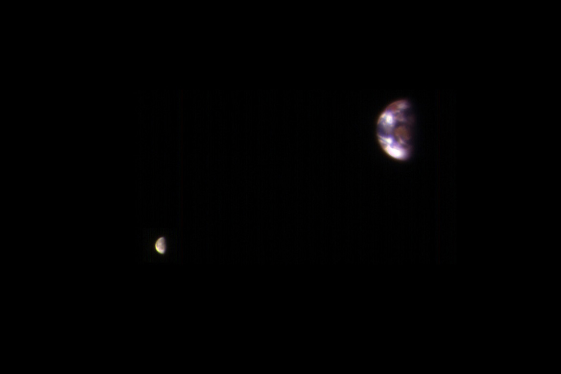 Earth and Moon from Mars - NASA Science