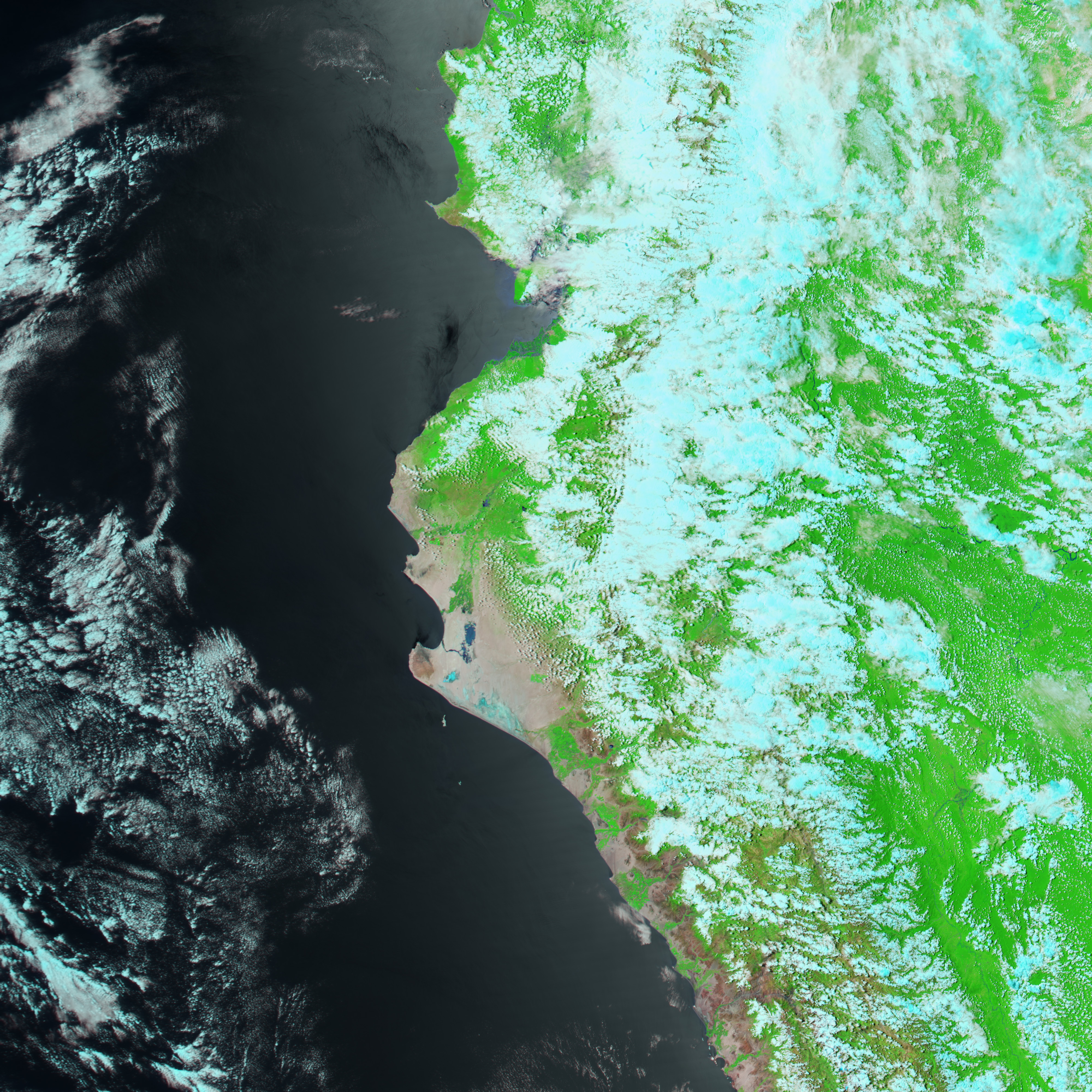 Flood Waters Inundate Coastal Peru - NASA Science