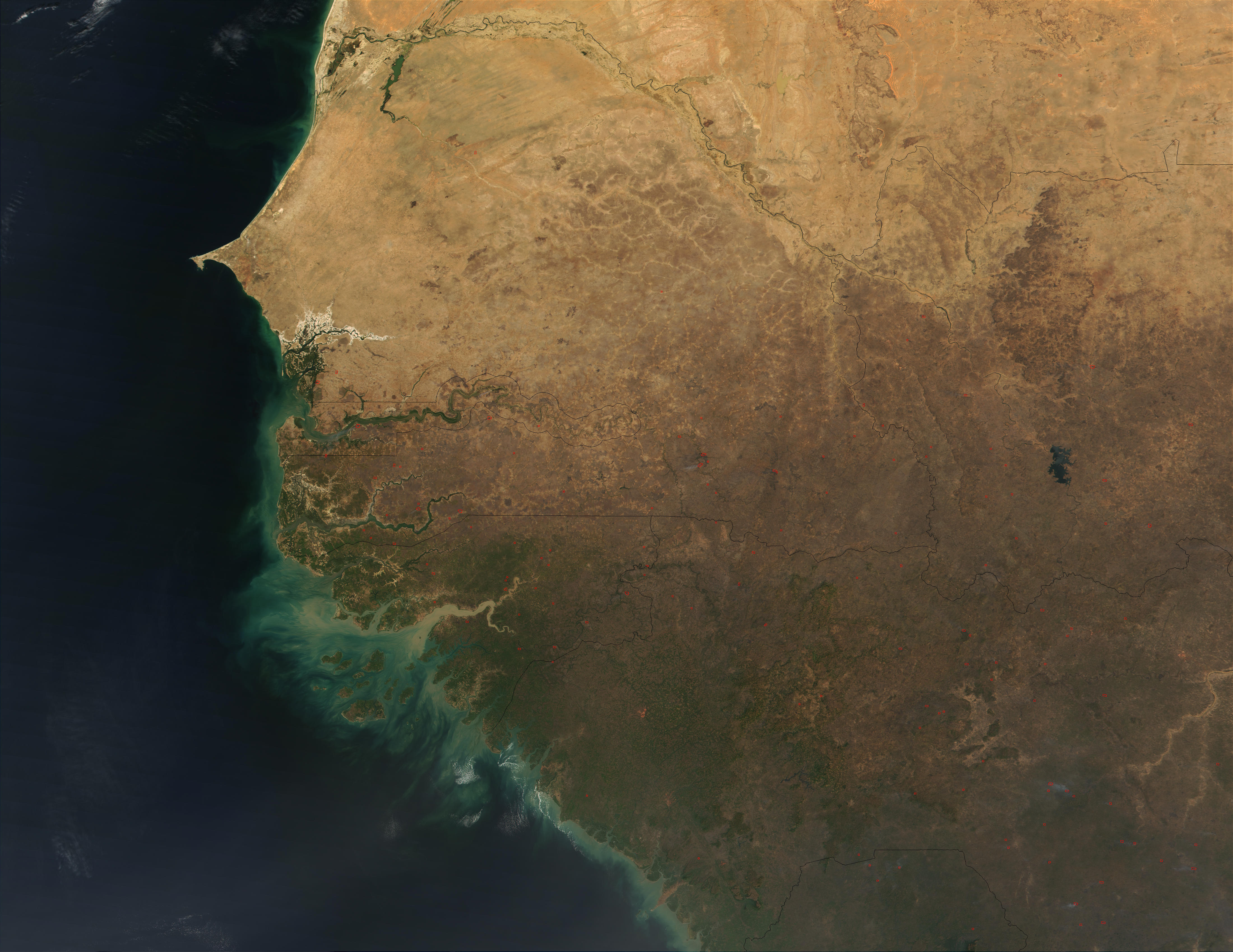 Fires in Western Africa - NASA Science