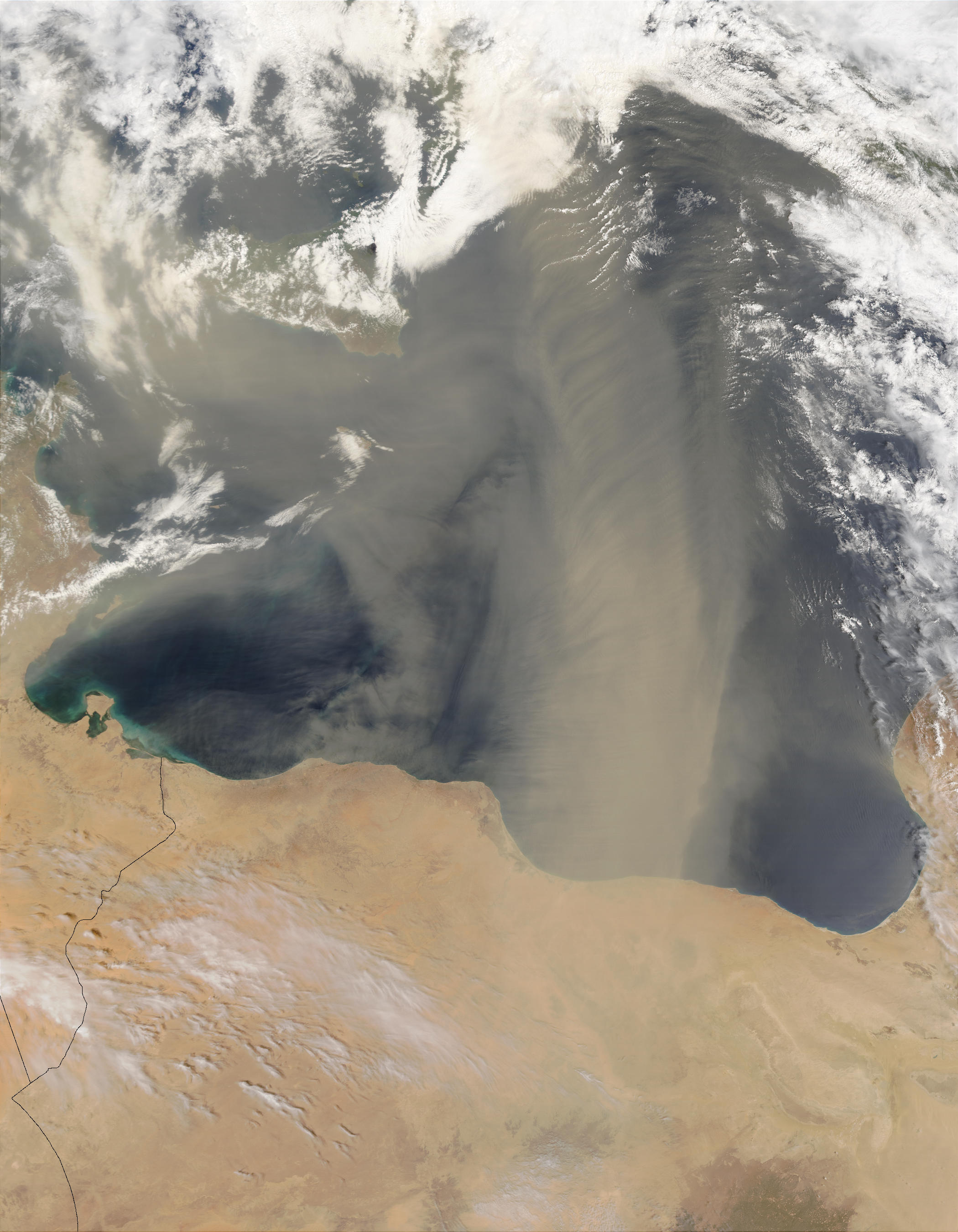 Dust Storm over Libya - NASA Science