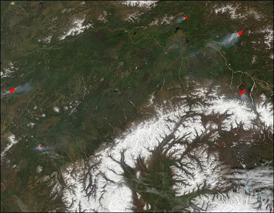 Fires and Heavy Smoke in Alaska - NASA Science