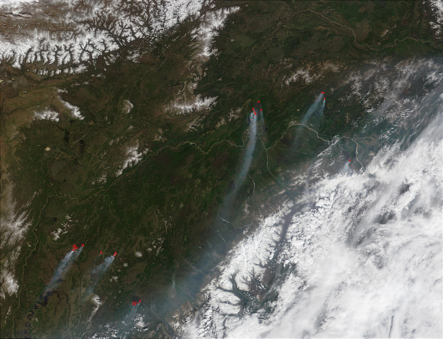 Fires and Heavy Smoke in Alaska - NASA Science