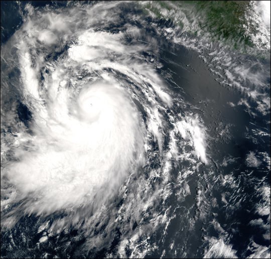 Hurricane Elida off Central America - NASA Science