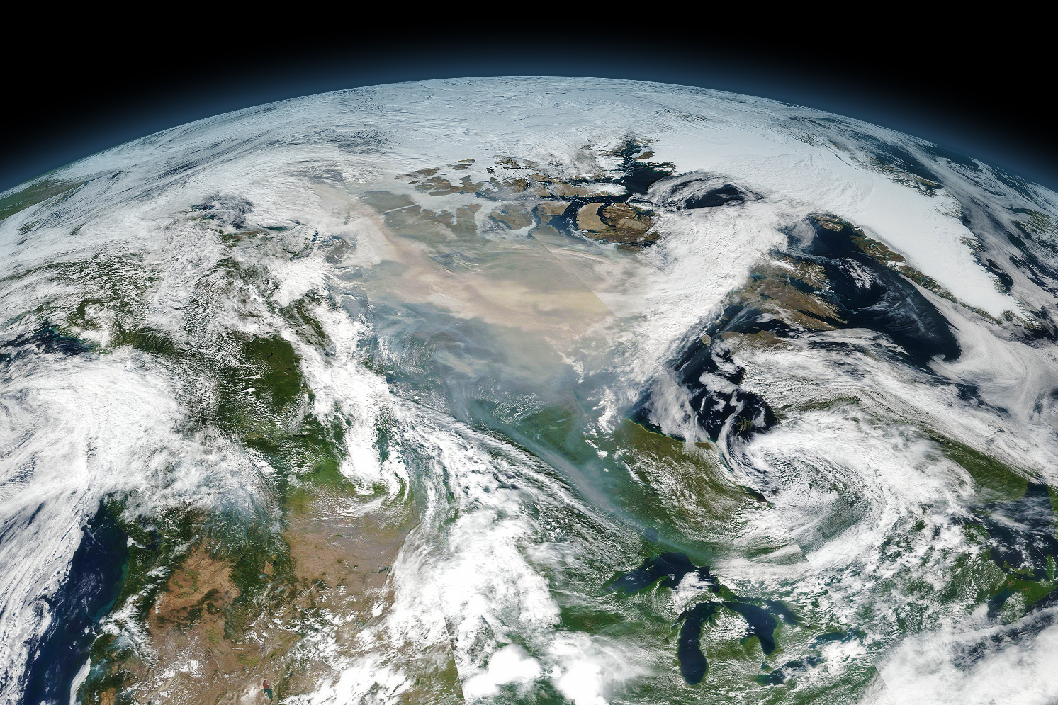 Record-Breaking Smoke Over Canada - NASA Science