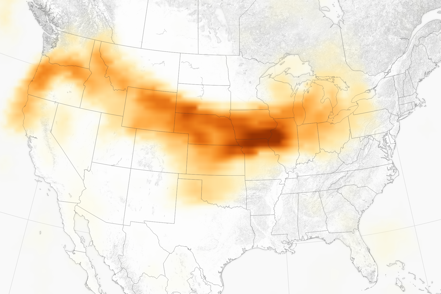 Smoke Pall Spans the United States - NASA Science