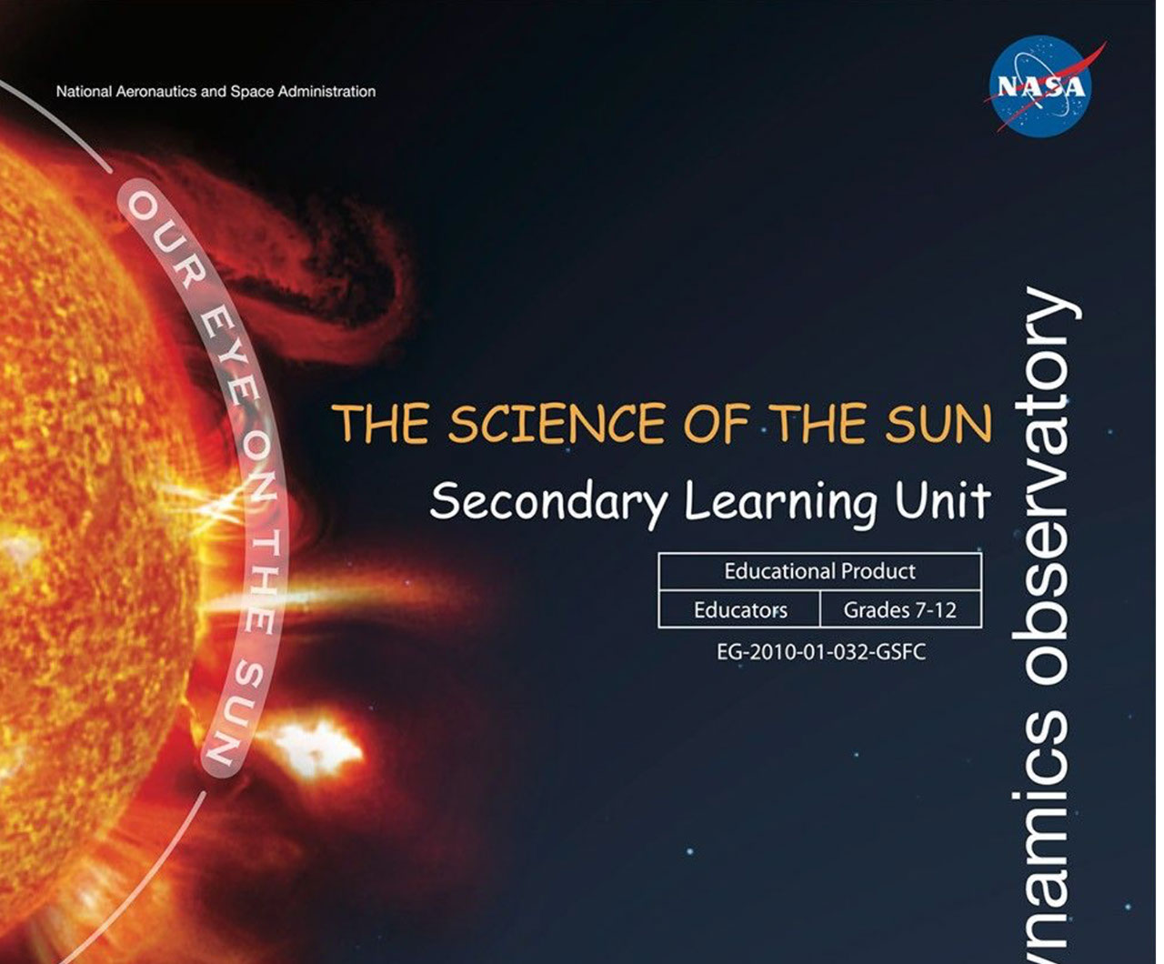 Science of the Sun Secondary Unit Plan - NASA Science