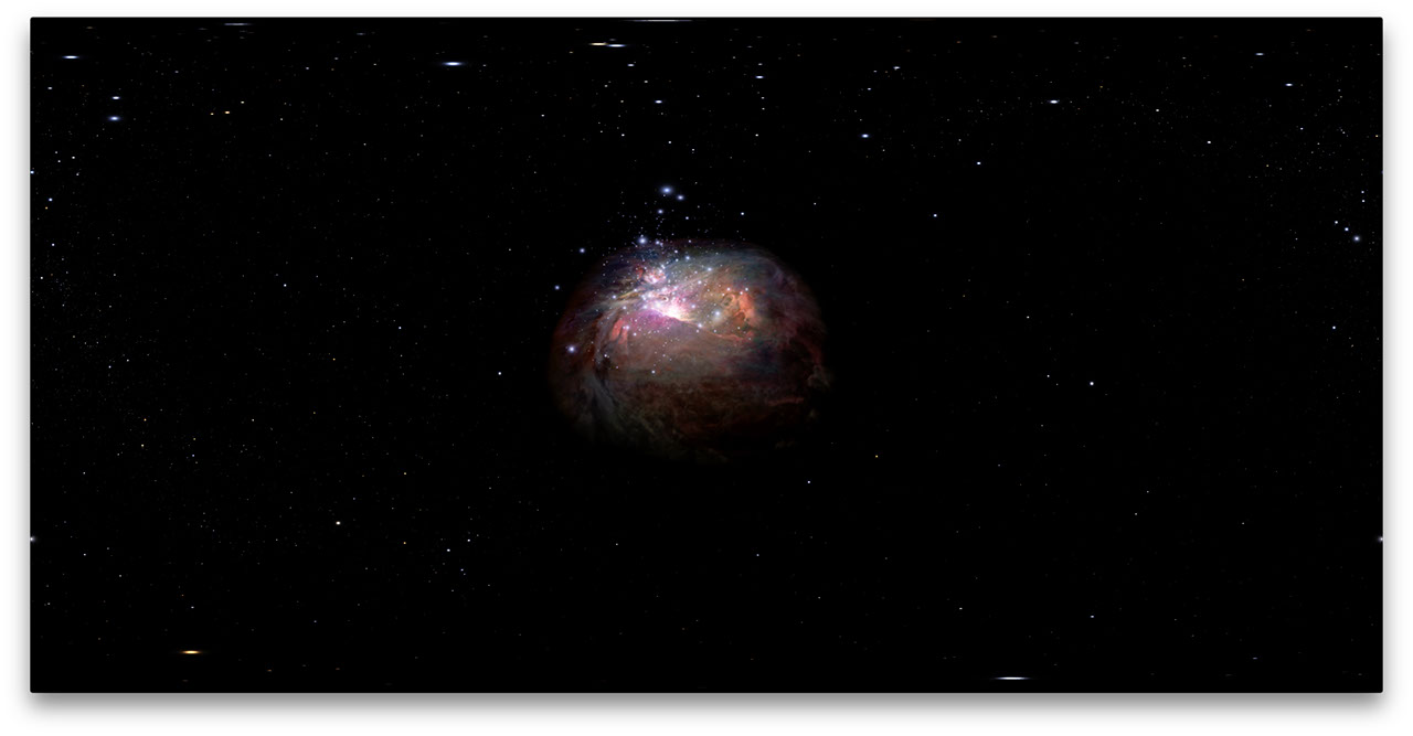 Flight Through the Orion Nebula in Visible Light (360 Video) - NASA Science
