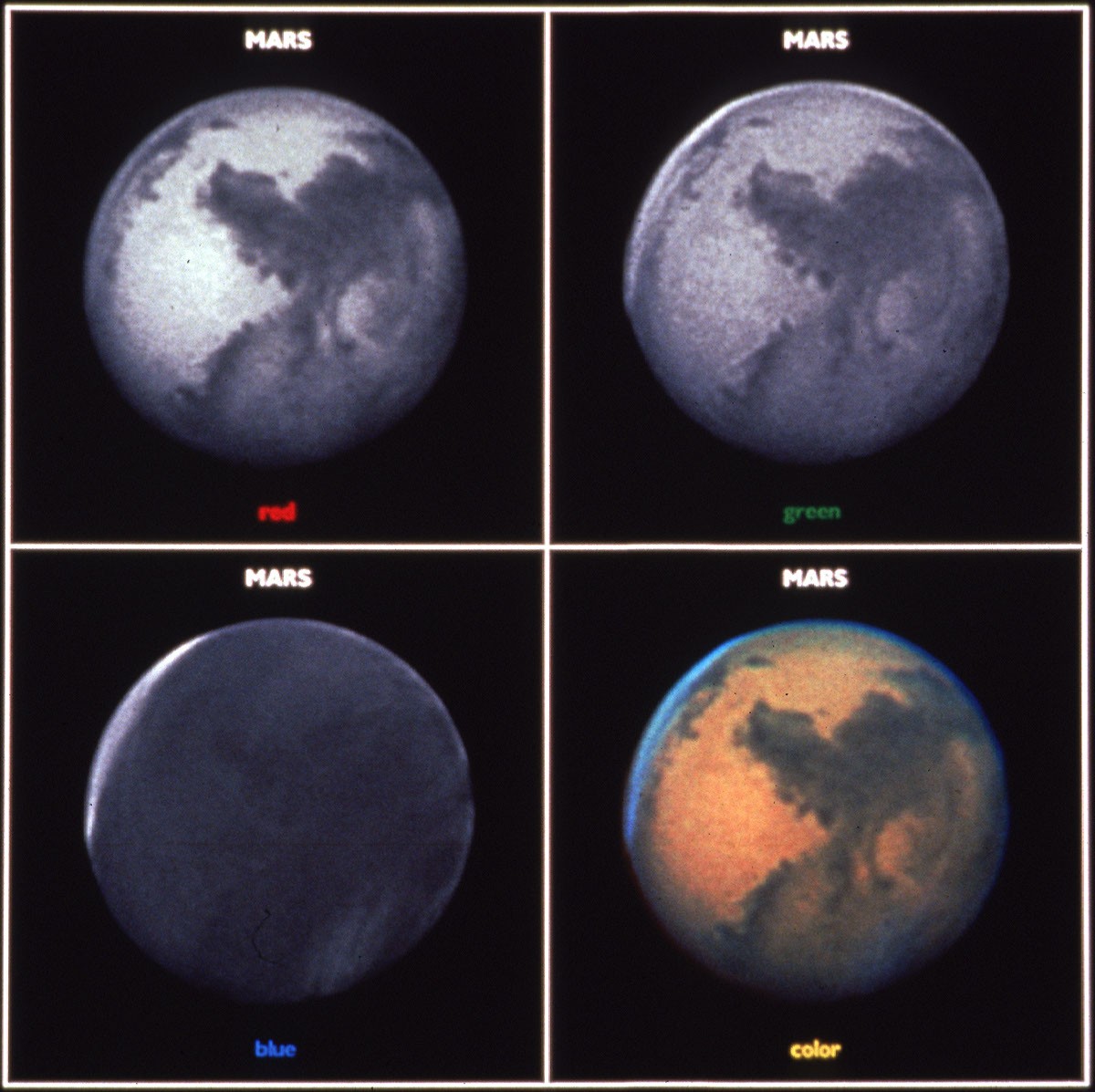 Mars, Three-Color Composite - NASA Science