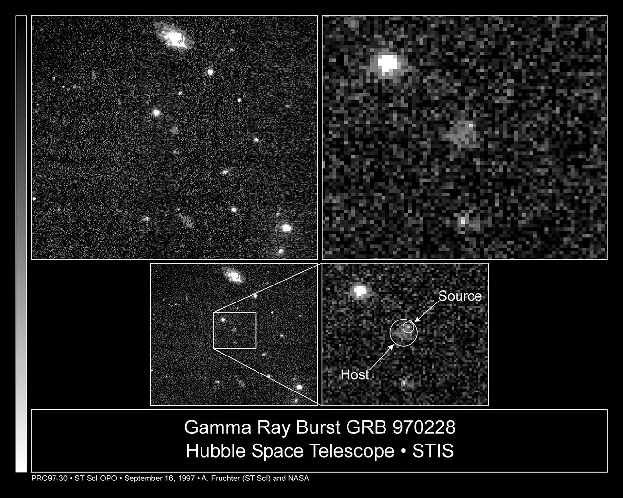 Hubble Stays on Trail of Fading Gamma-Ray Burst Fireball - NASA Science