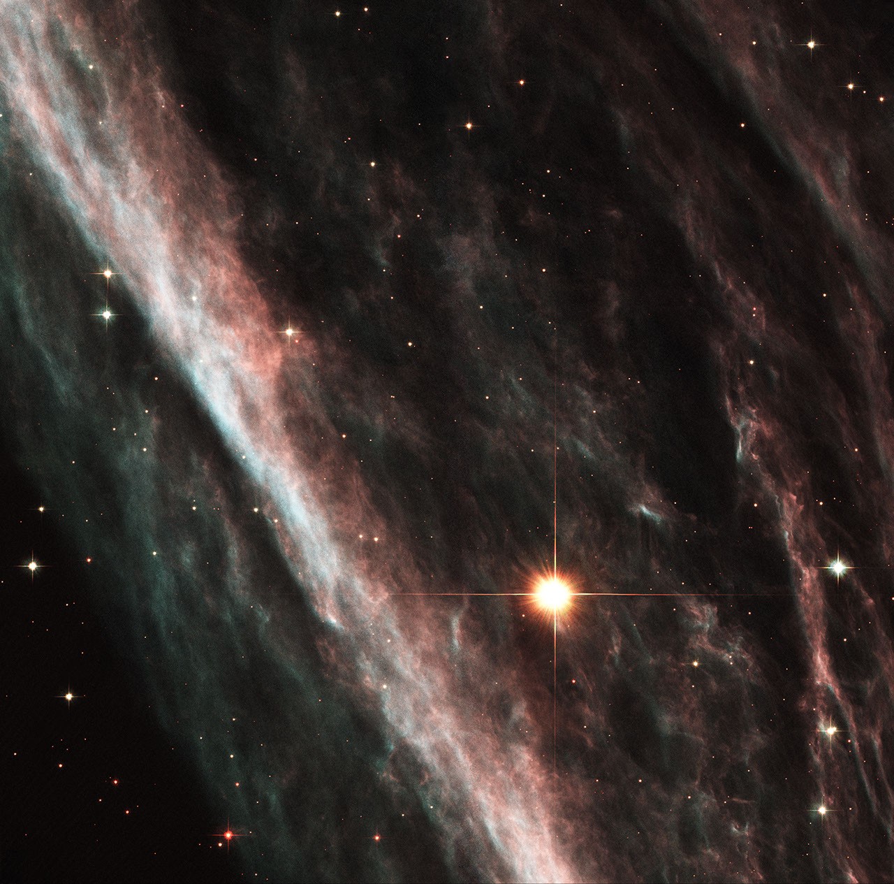 Supernova Shock Wave Paints Cosmic Portrait - NASA Science