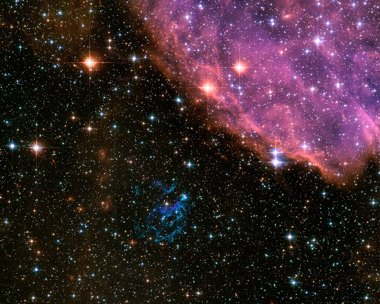 Supernova Remnant E0102 in the Small Magellanic Cloud - NASA Science