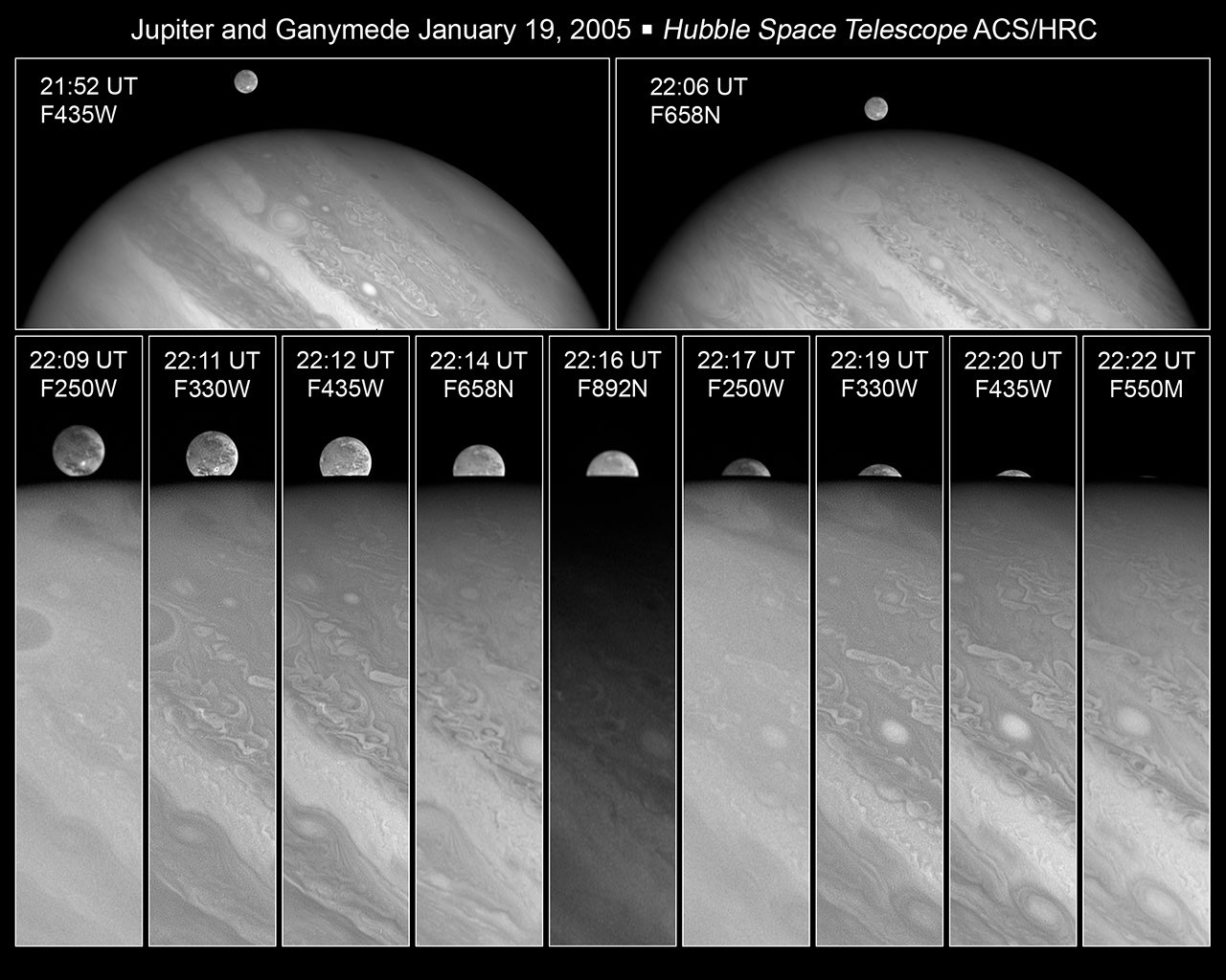 Ganymede Disappears Behind Jupiter - NASA Science