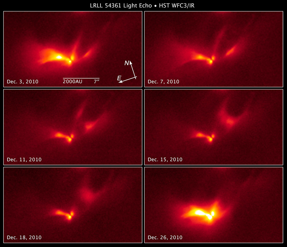 Protostar LRLL 54361 Light Echo – Hubble - NASA Science