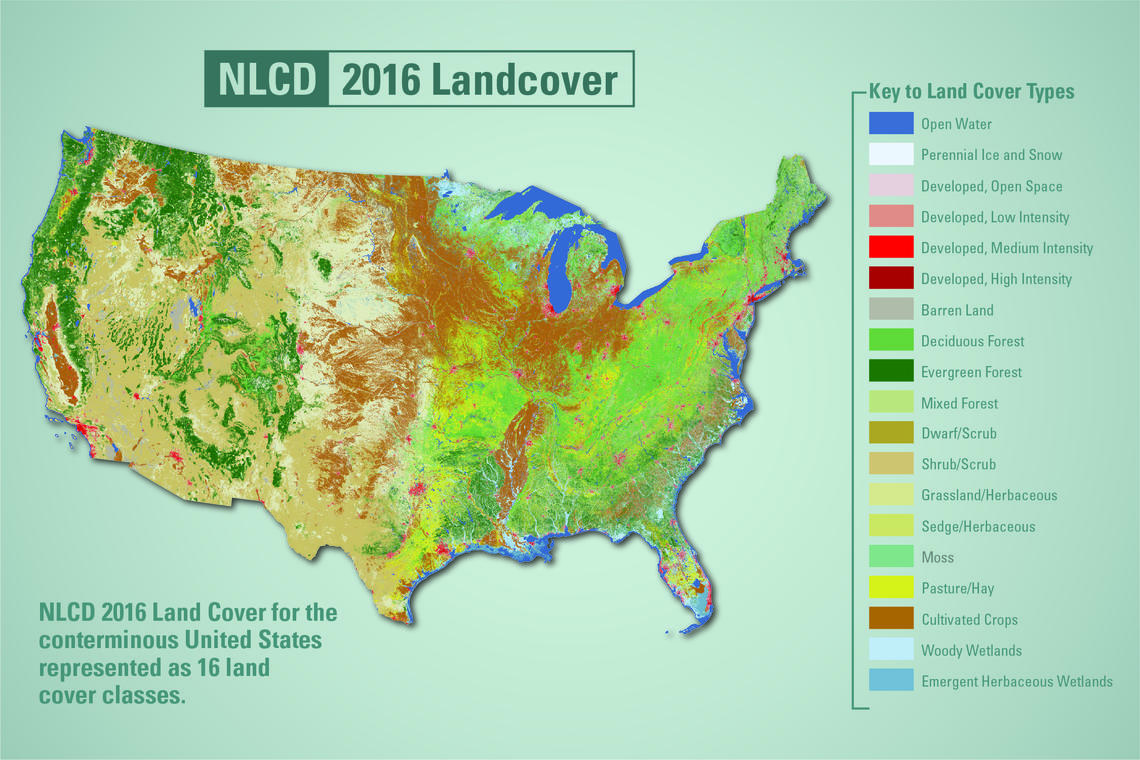 New Land Cover Maps Depict 15 Years of Change Across America - NASA Science