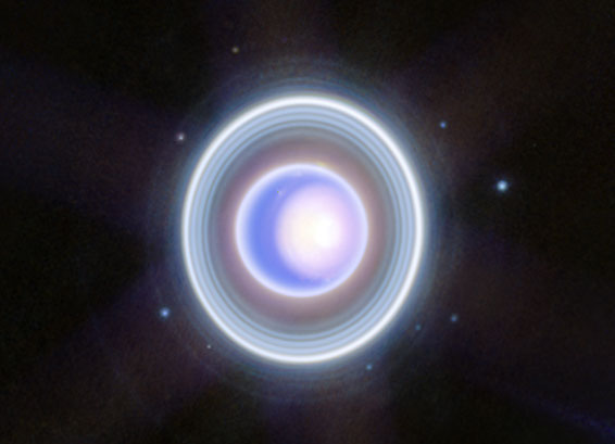 NASA's Webb Rings in Holidays with Ringed Planet Uranus - NASA Science